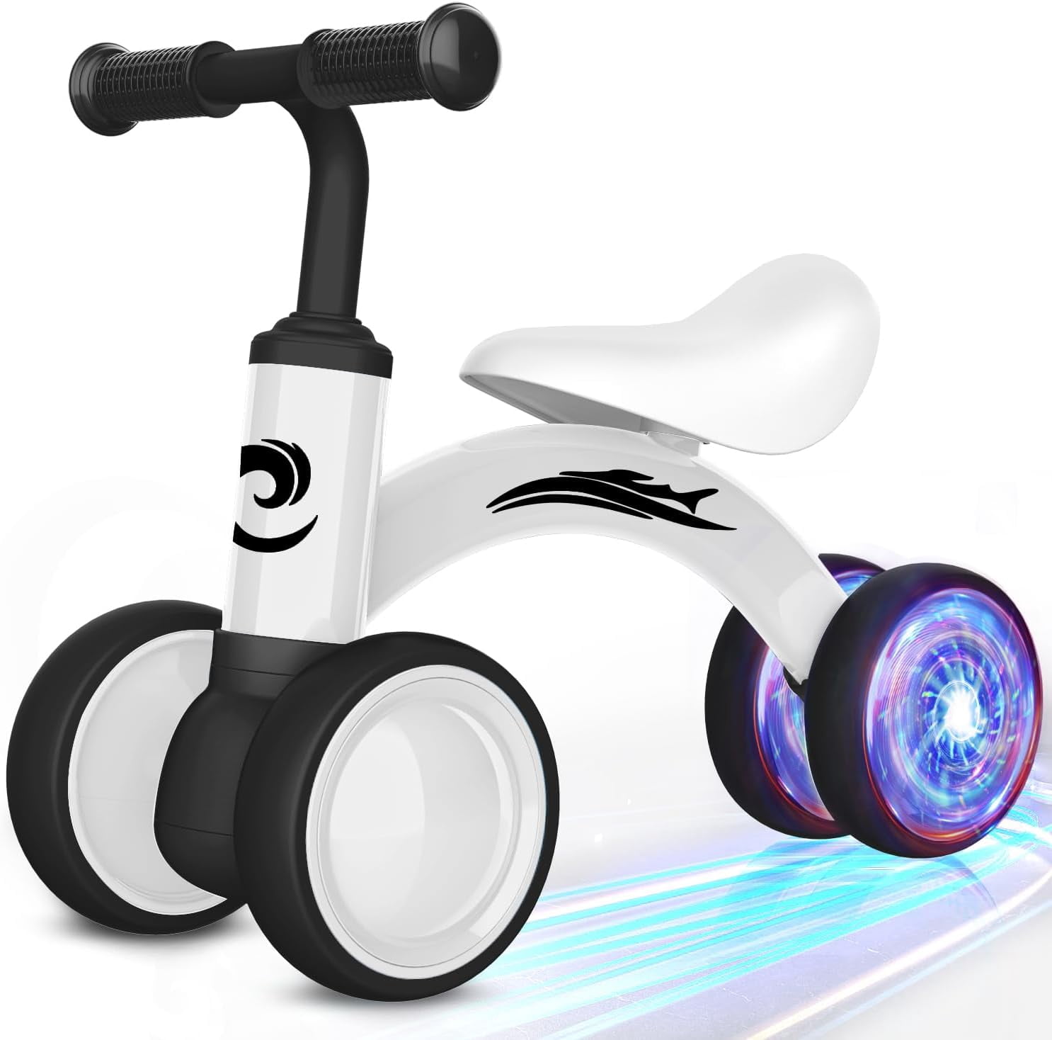 Colorful Lighting Baby Balance Bike Toys for Year Old Girl Gifts, Month ...