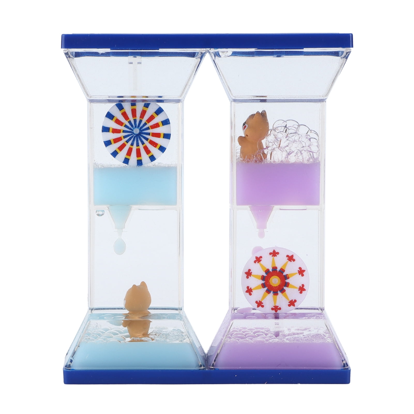 Colorful Liquid Motion Bubbler Sand Timer for Sensory Play and Desk ...