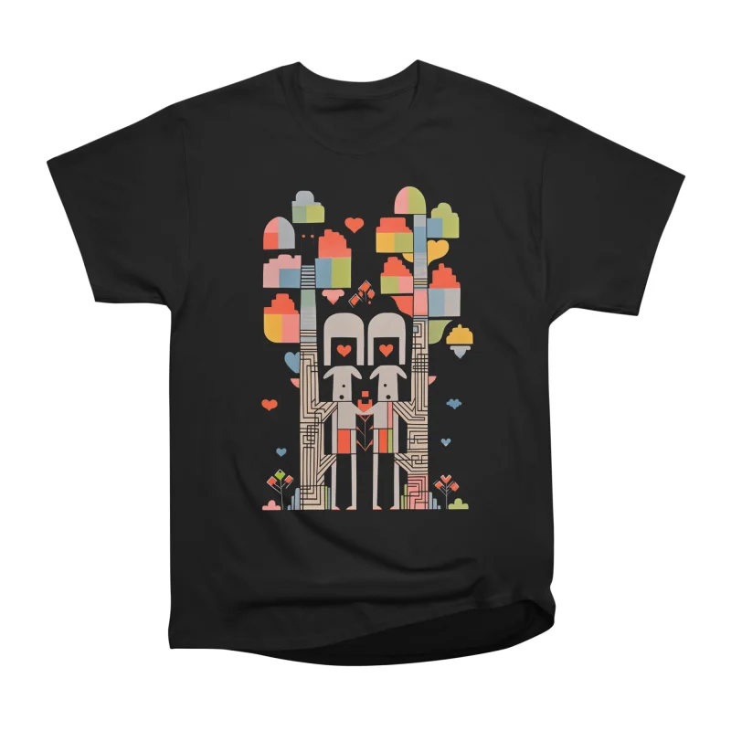 Colorful Love Forest T-Shirt Tee Gift For Him Merch For Her Apparel For ...