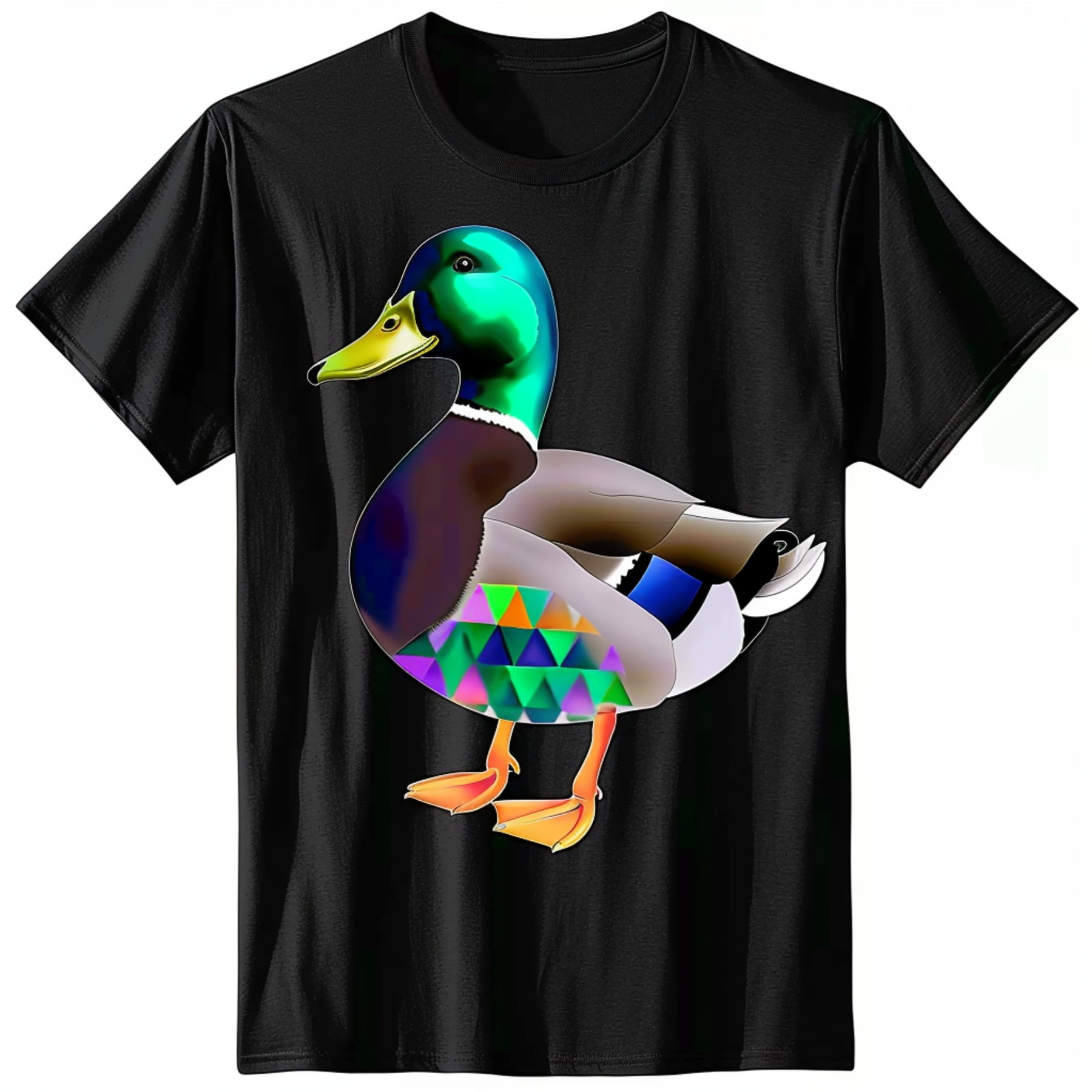 Colorful Mallard Duck T Shirt Cute Duck Illustration 2D Game Art Style ...