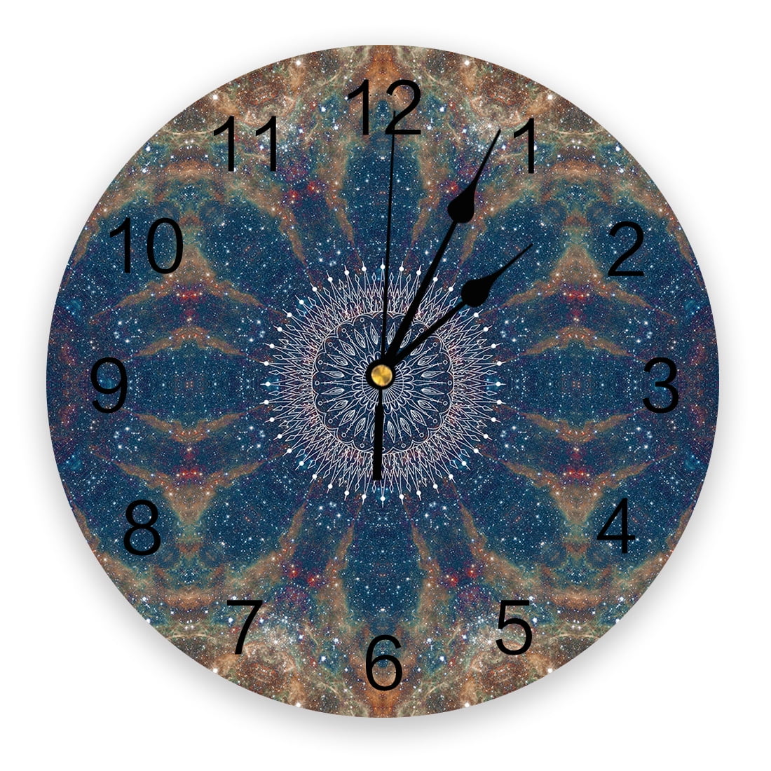 Colorful Mandala 3d Wall Clock Modern Design Farmhouse r Kitchen ...