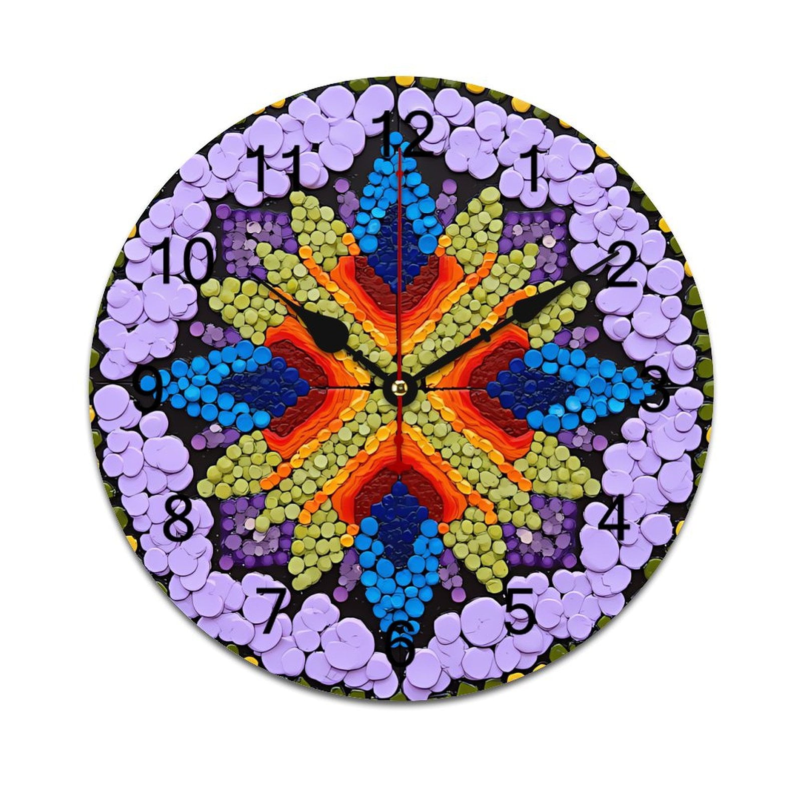 A Colorful Mandala Made Up of Small, Round Objects Arranged in A ...
