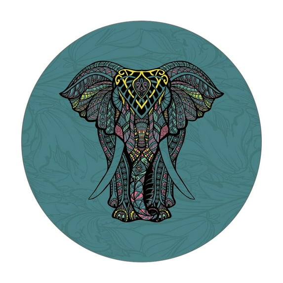 Colorful Mandala Style Round Carpet Floor Mat Living Room Bedroom ...