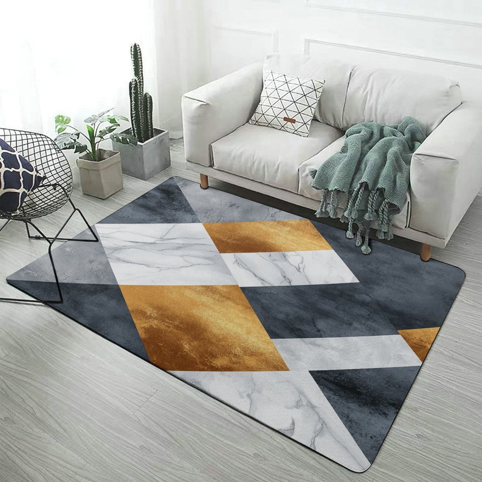 Colorful Marble (19) Carpet Style Living Room Bedroom Rug Modern 3d ...