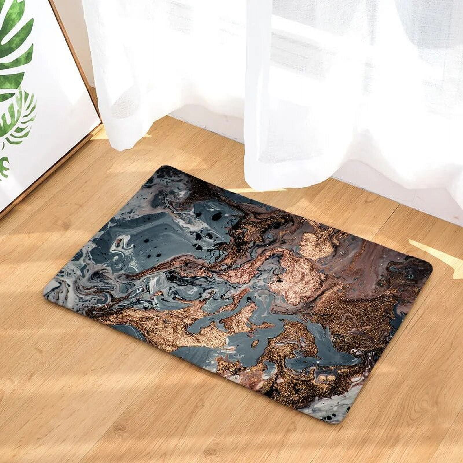 Colorful Marble Door Mat Hallway Balcony Kitchen Mats Cheaper Anti-slip ...