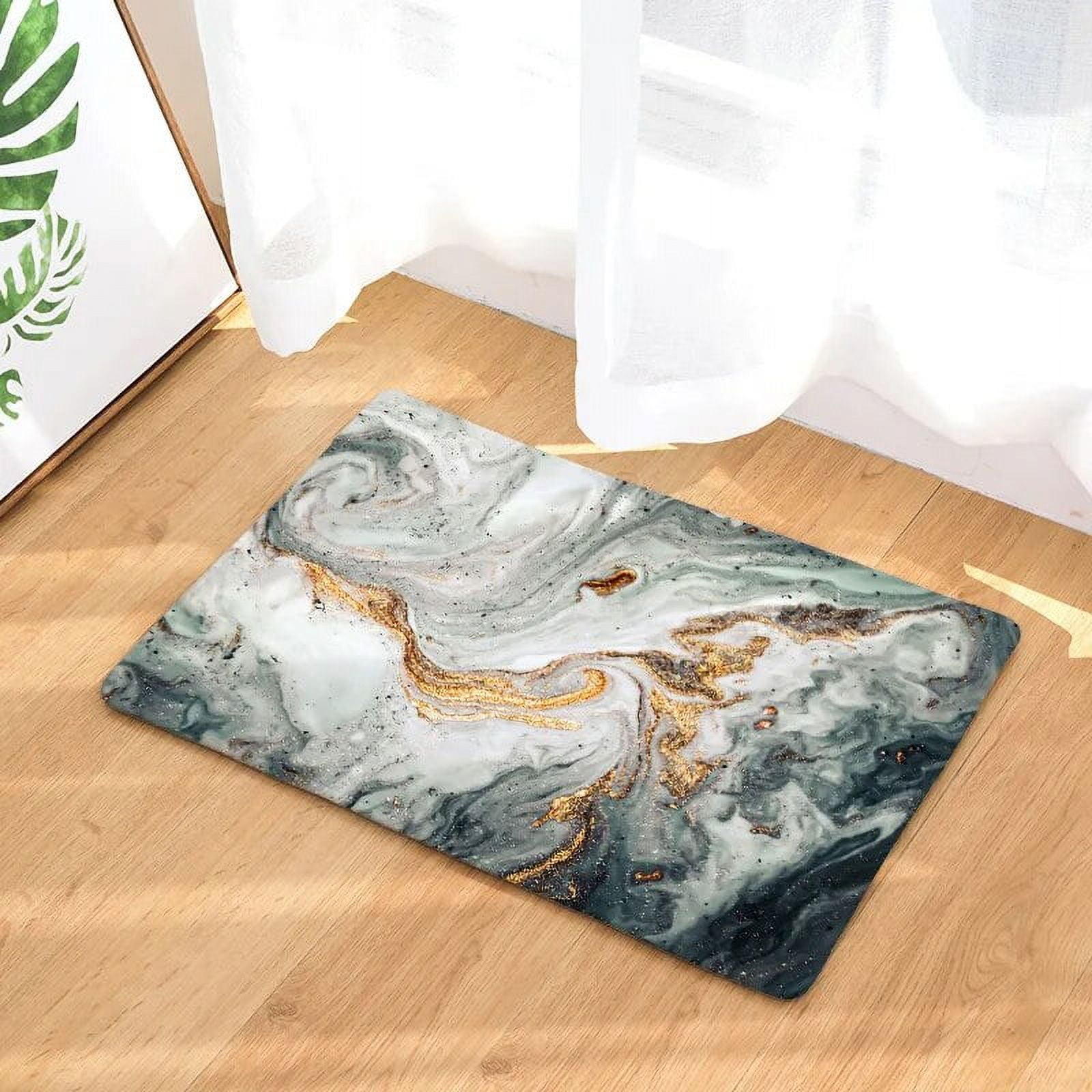 Colorful Marble Door Mat Hallway Balcony Kitchen Mats Cheaper Anti-slip ...
