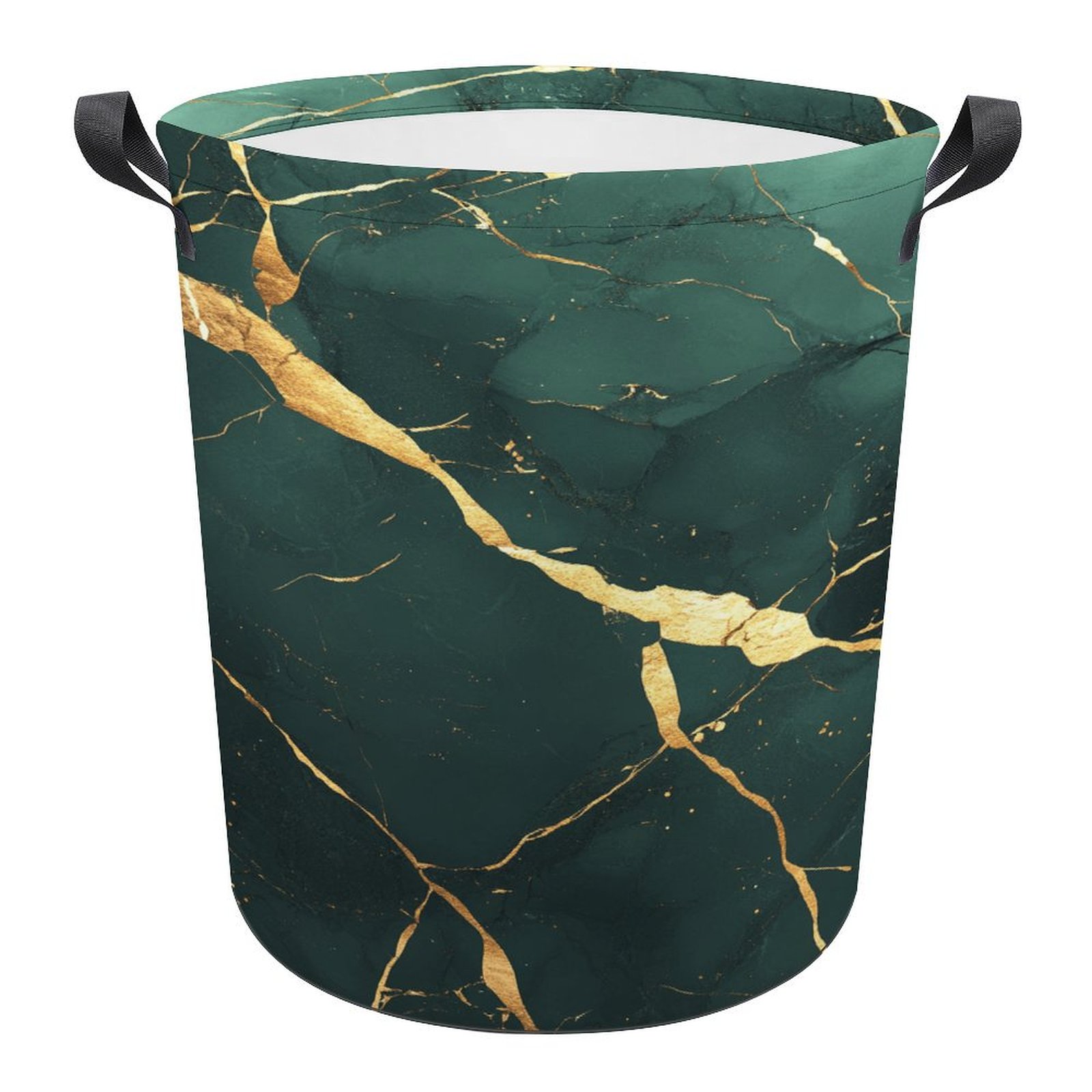 Colorful Marble Green Gilding (4) Laundry Basket Storage Basket ...