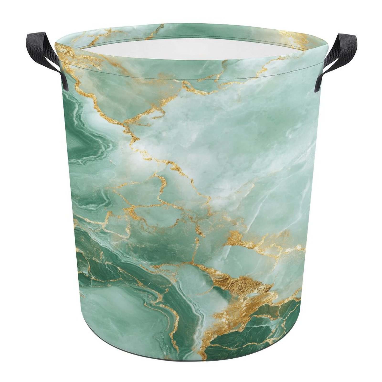 Colorful Marble Green Gilding (63) Laundry Basket Storage Basket ...