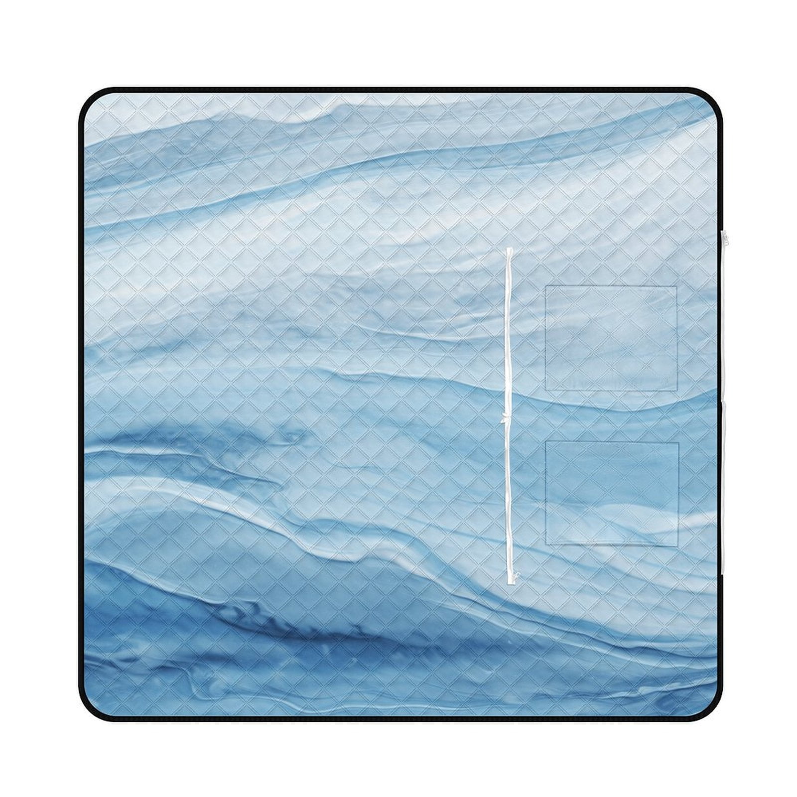 Colorful Marble Pattern Waterproof Picnic Blanket with Foldable Zipper ...