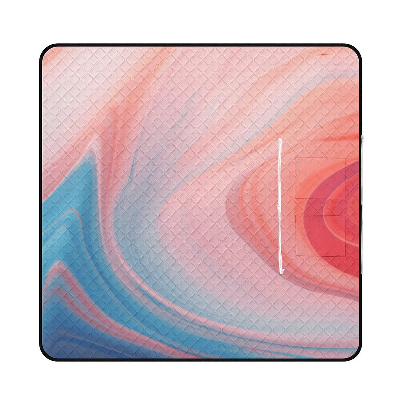 Colorful Marble Pattern Waterproof Picnic Blanket with Foldable Zipper ...