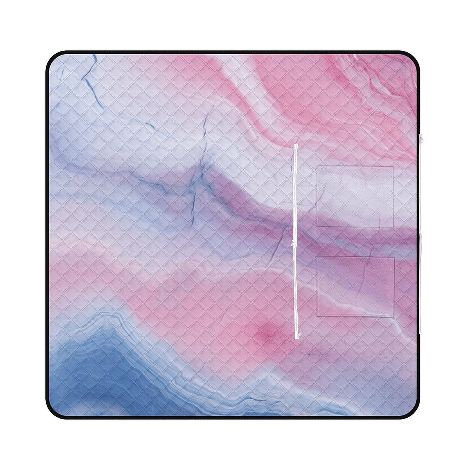 Colorful Marble Pattern Waterproof Picnic Blanket with Foldable Zipper ...