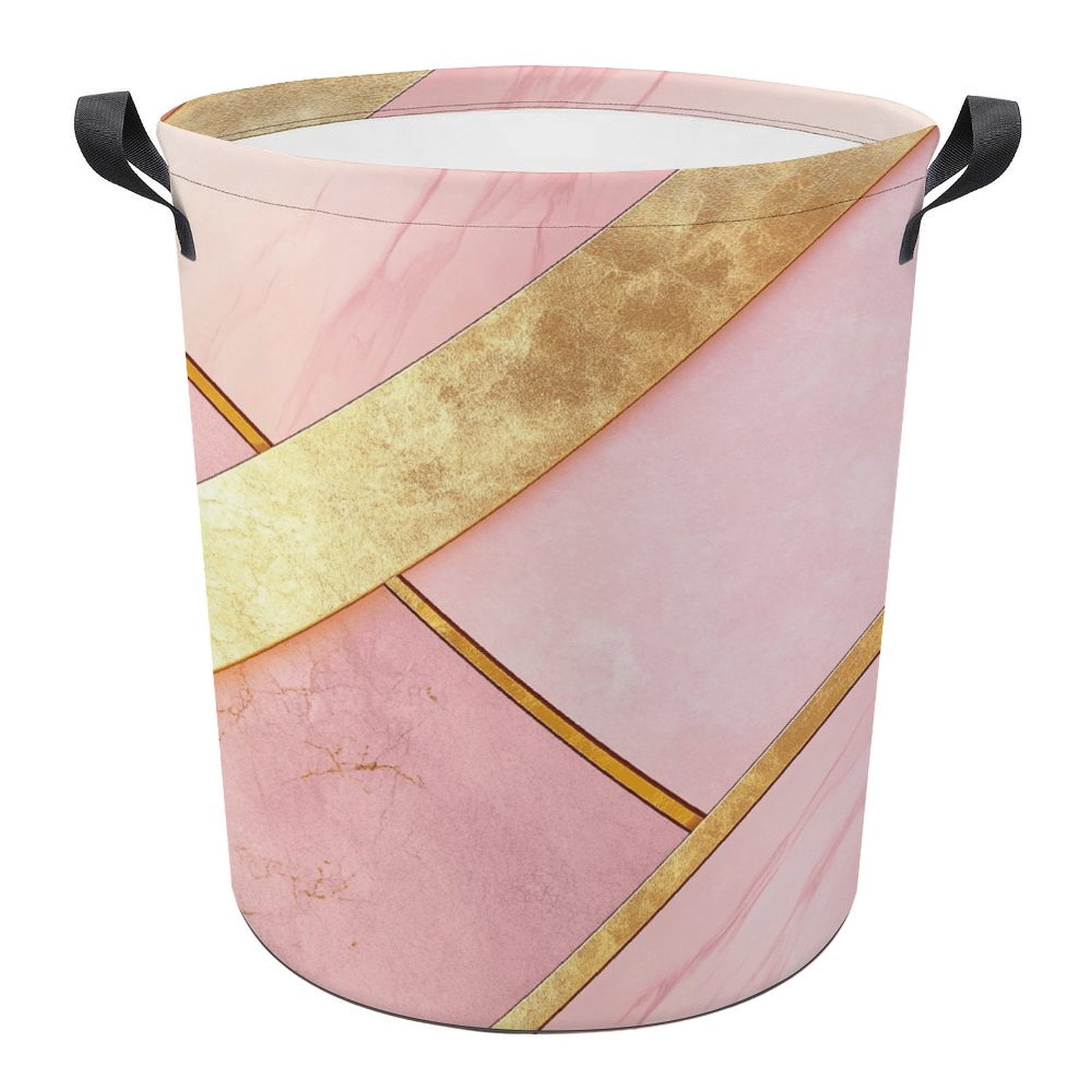 Colorful Marble Pink (13) Print Foldable Laundry Basket for Clothes ...