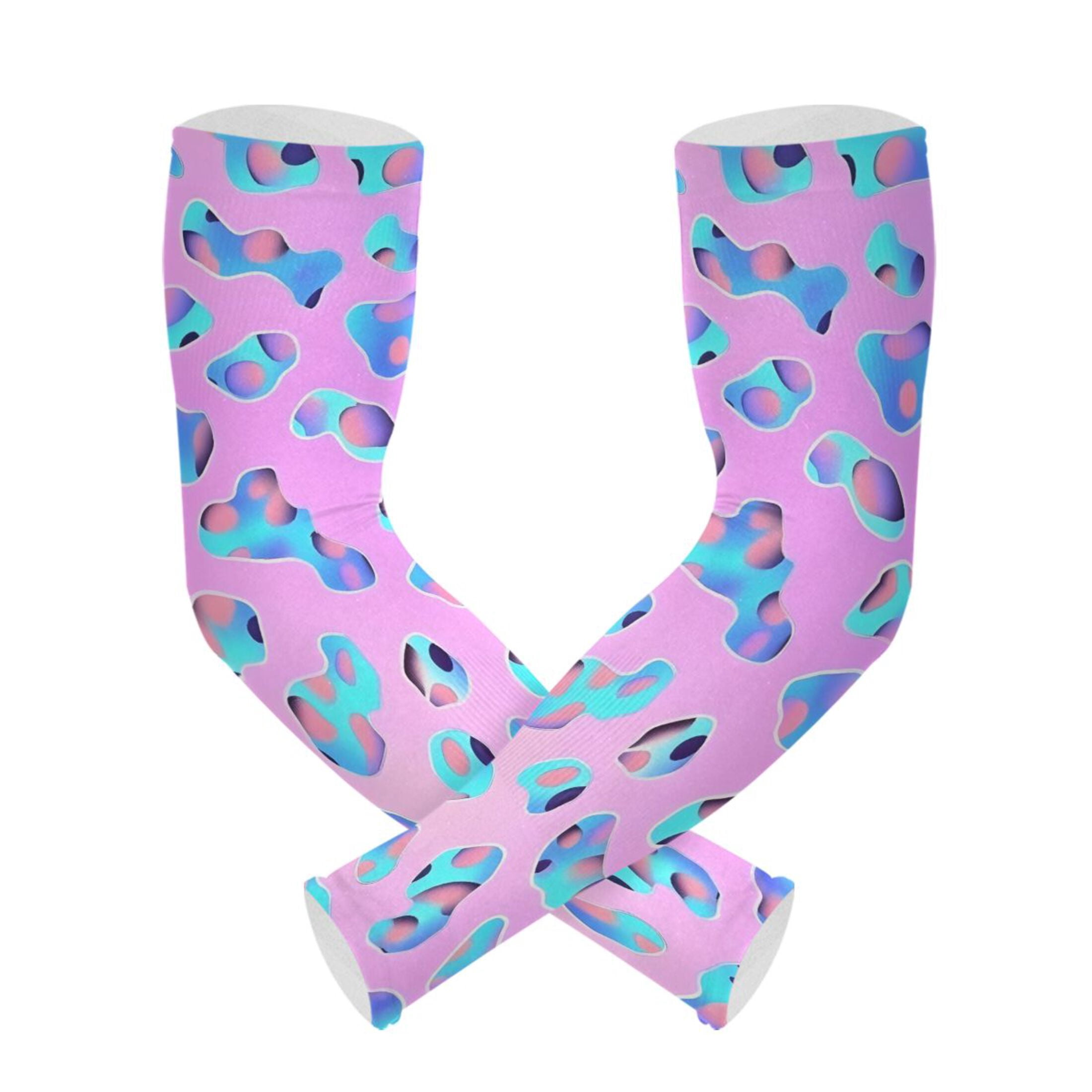 Colorful Markings UV Protection Cooling Arm Sleeves, Compression Sun ...