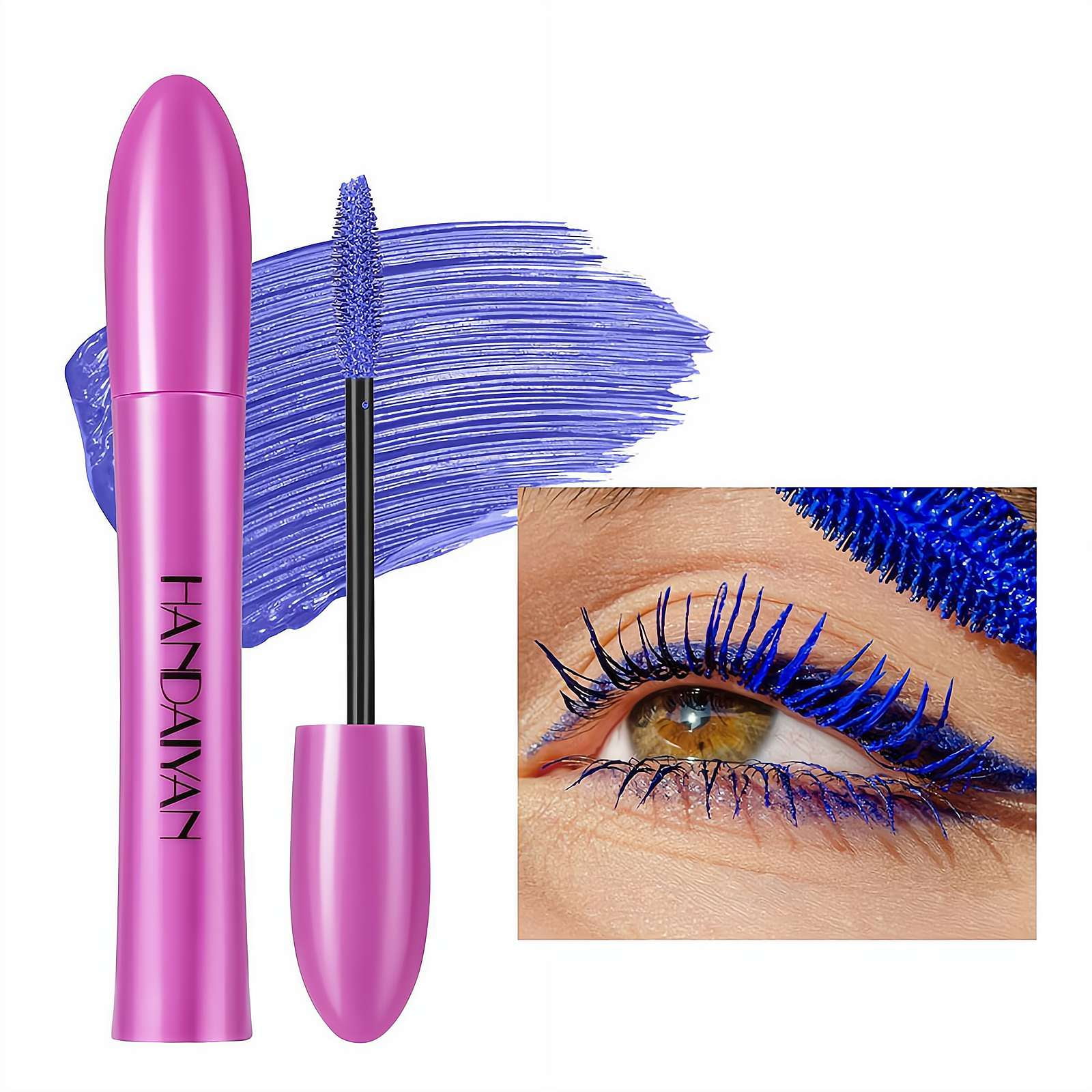 Colorful Mascara, Waterproof Long Lasting Thick Mascara/Rainbow Color ...