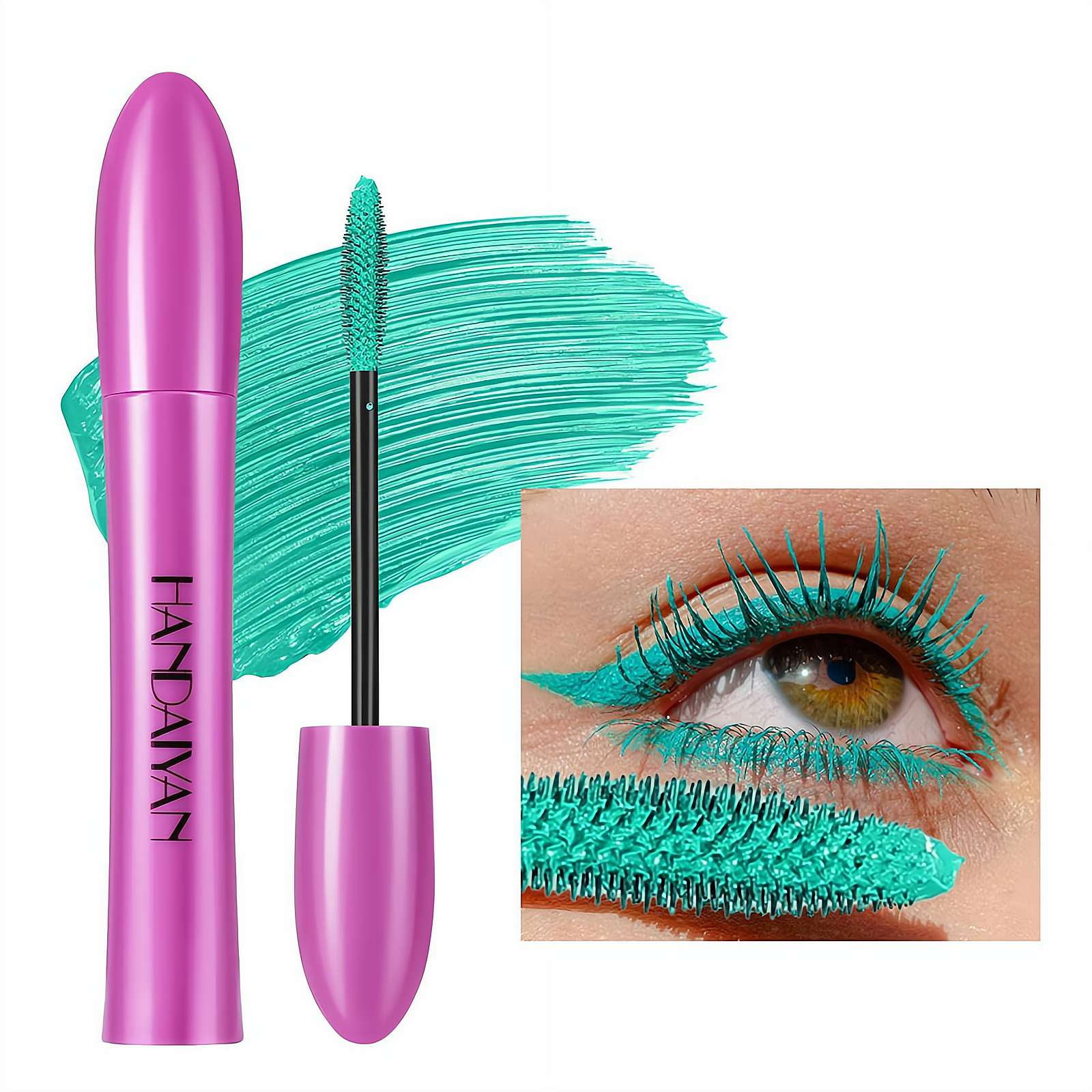 Colorful Mascara, Waterproof Long Lasting Thick Mascara/Rainbow Color ...