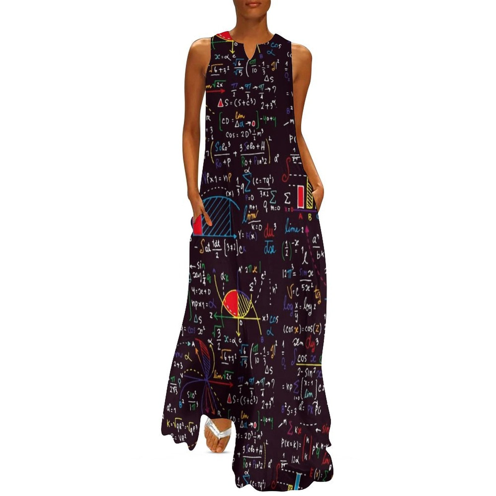 Colorful Math Formulas Long Dress Clothing dresses for special events ...
