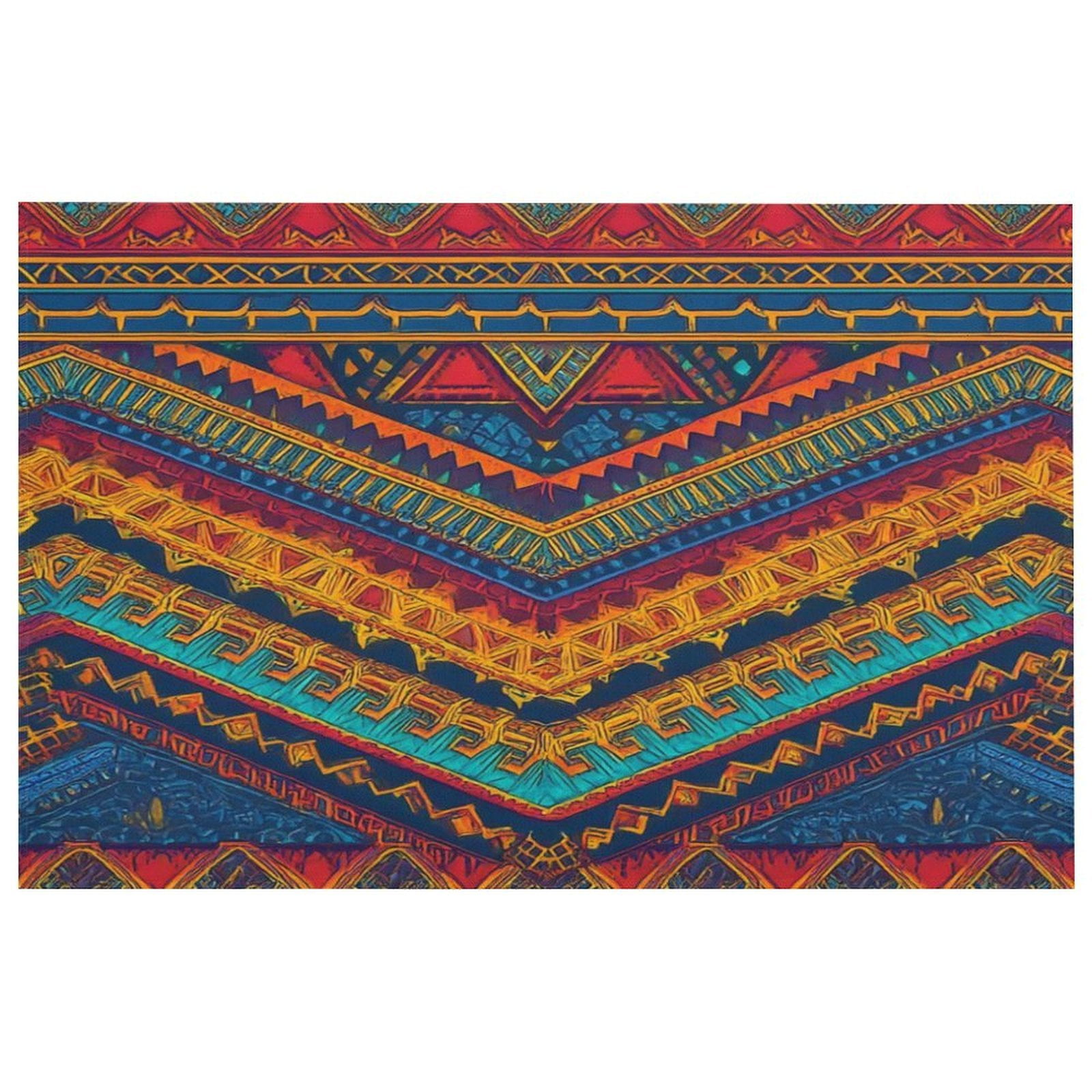 Colorful Mayan People Adult Home Decor Bedroom Living Room Crystal ...