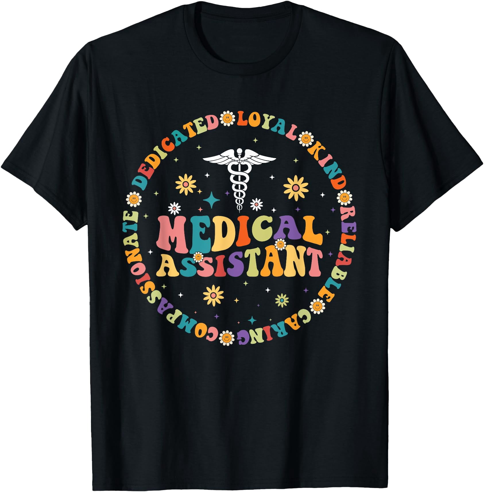 Colorful Medical Symbol T-Shirt for Medical Assistant and Nursing ...