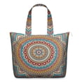 Colorful Meditation Mala Travel Bag Trippy Pattern Duffel, Artistic ...