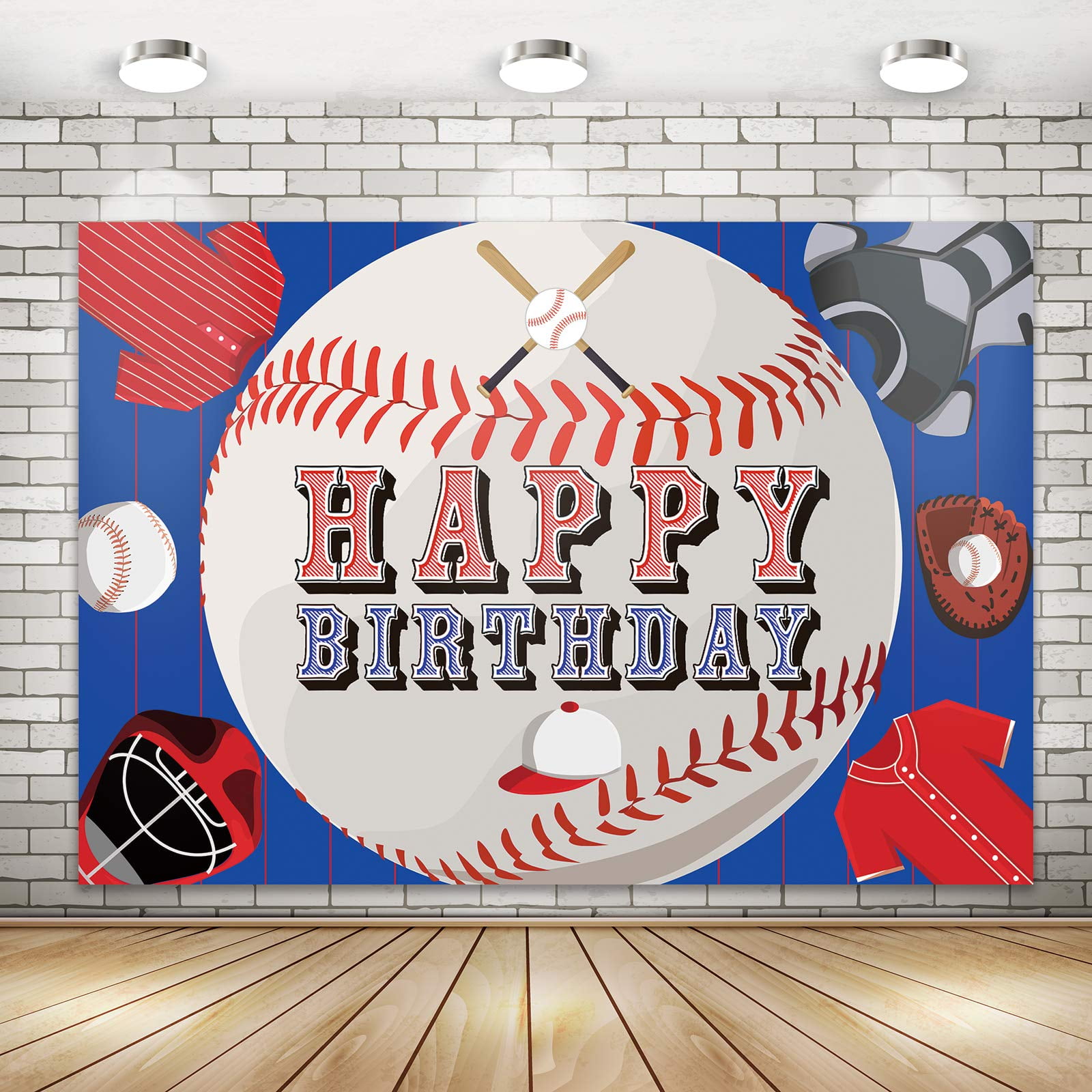 Colorful Memories Baseball Sports Theme Party Decorations Happy ...