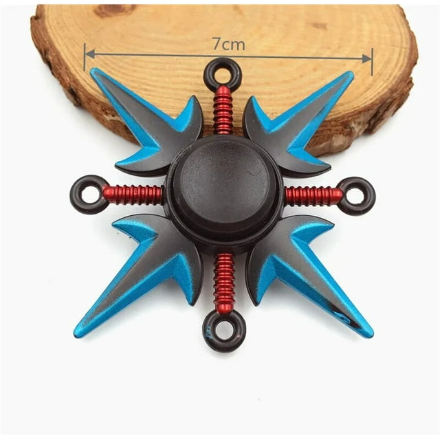 Colorful Metal Fidget Hand Spinner Finger Focus Toy Adult Rainbow Zinc ...