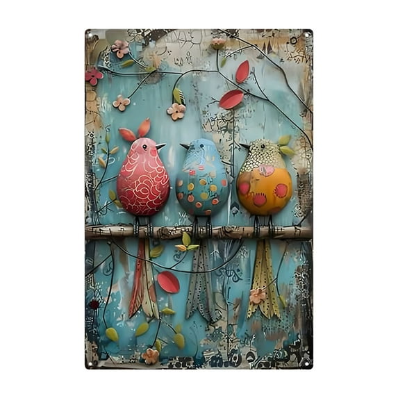 Colorful Metal Sheet Art Wall Hanging Waterproof, Sunproof Iron ...