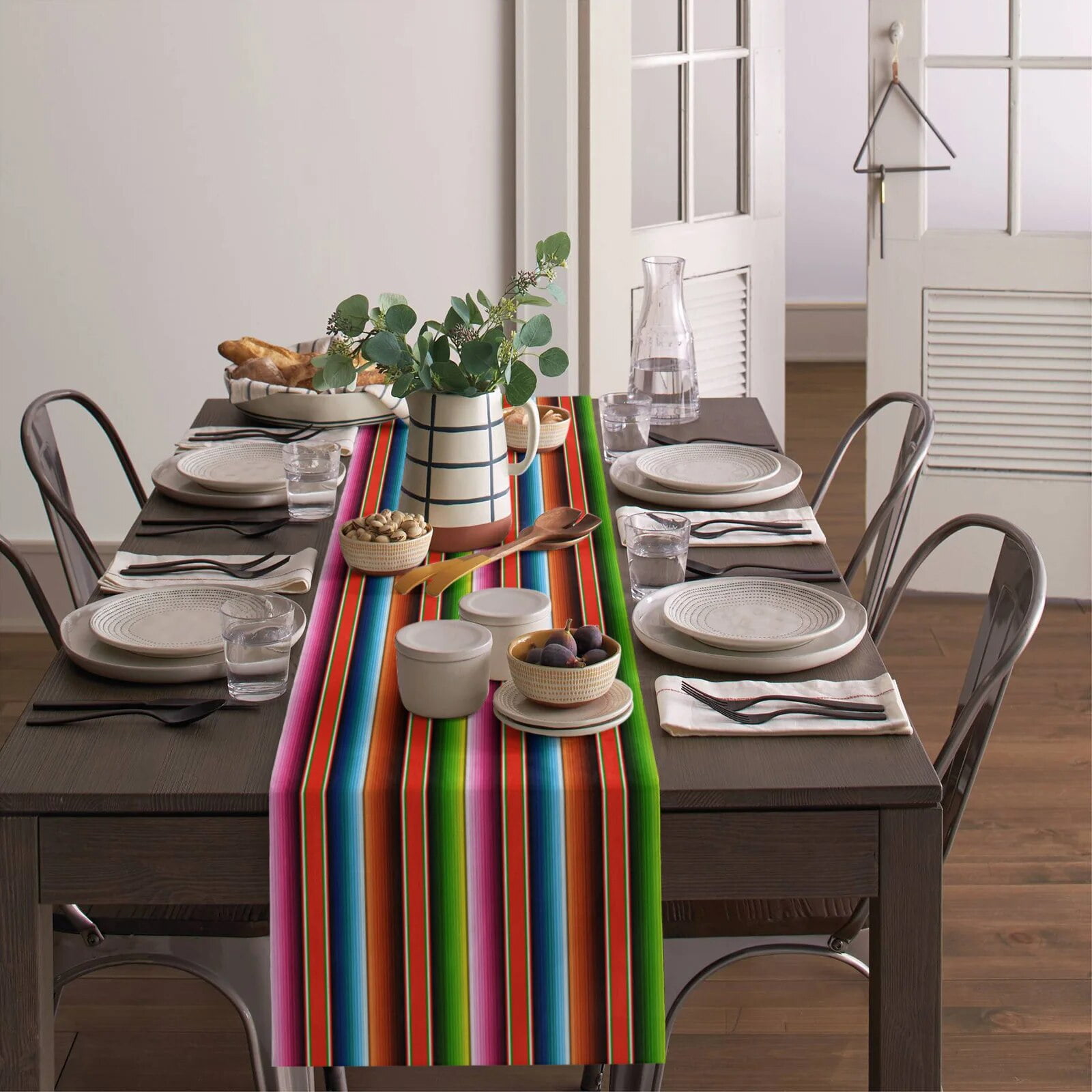 Colorful Mexican Stripes Table Runner Wedding Table Decor Exquisite ...