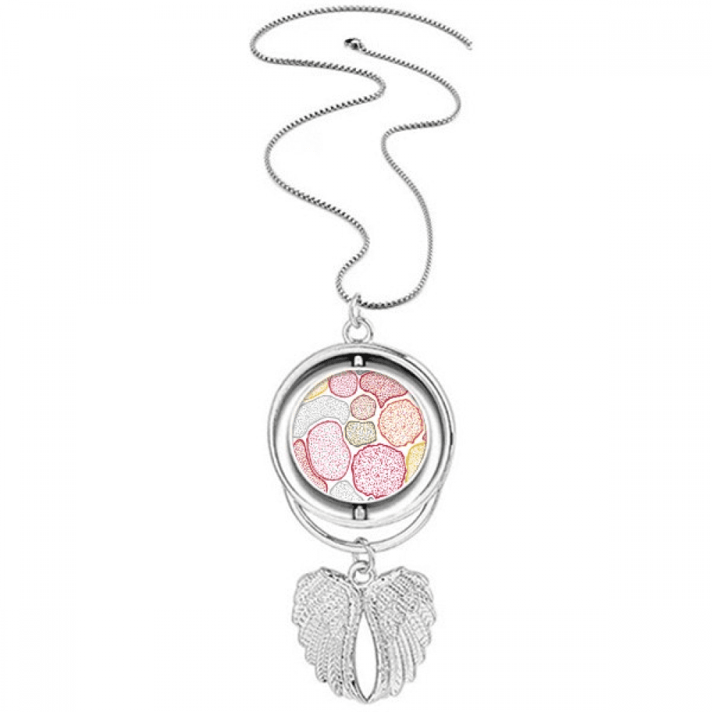 Colorful Microscope Cells Structure Biological Pendant Angel Wings ...