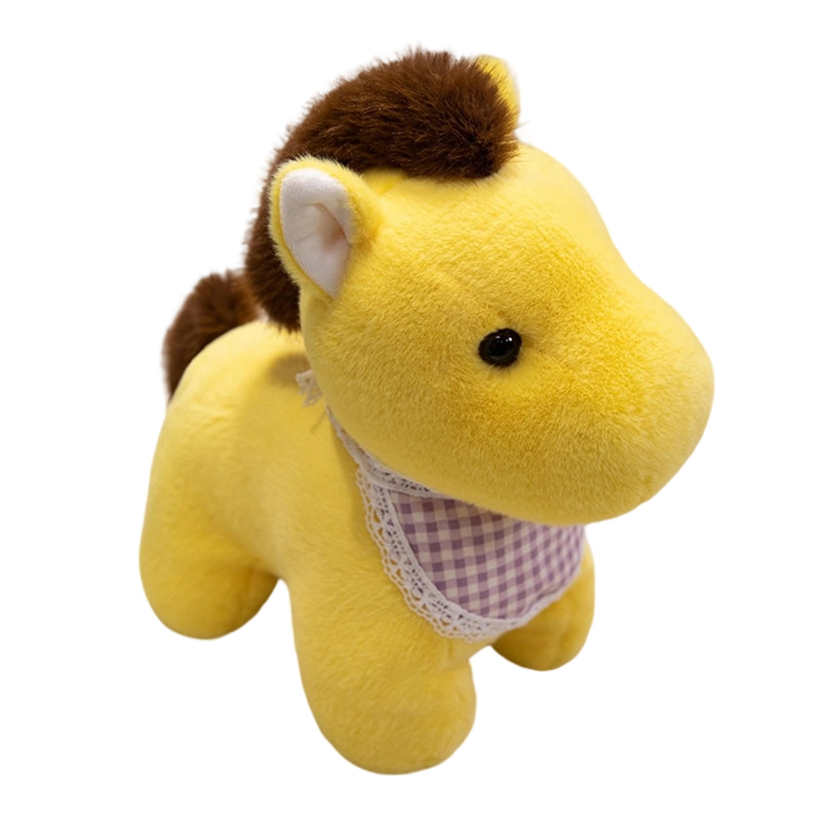 Colorful Mini Pony Plush Toy - Assorted Bright Colors Stuffed Animal ...