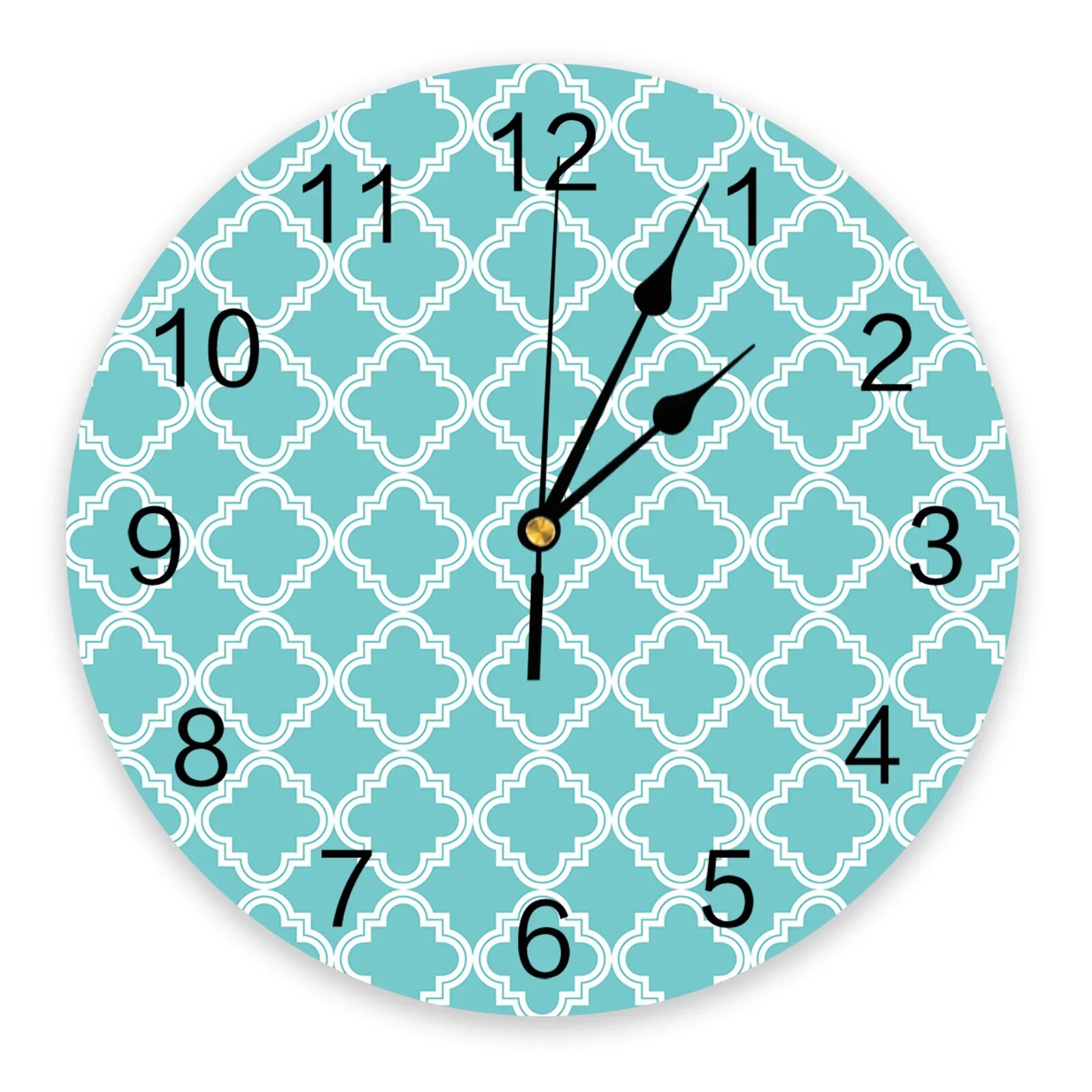 Colorful Moroccan PVC Wall Clock Living Room Decoration Wall Clock ...