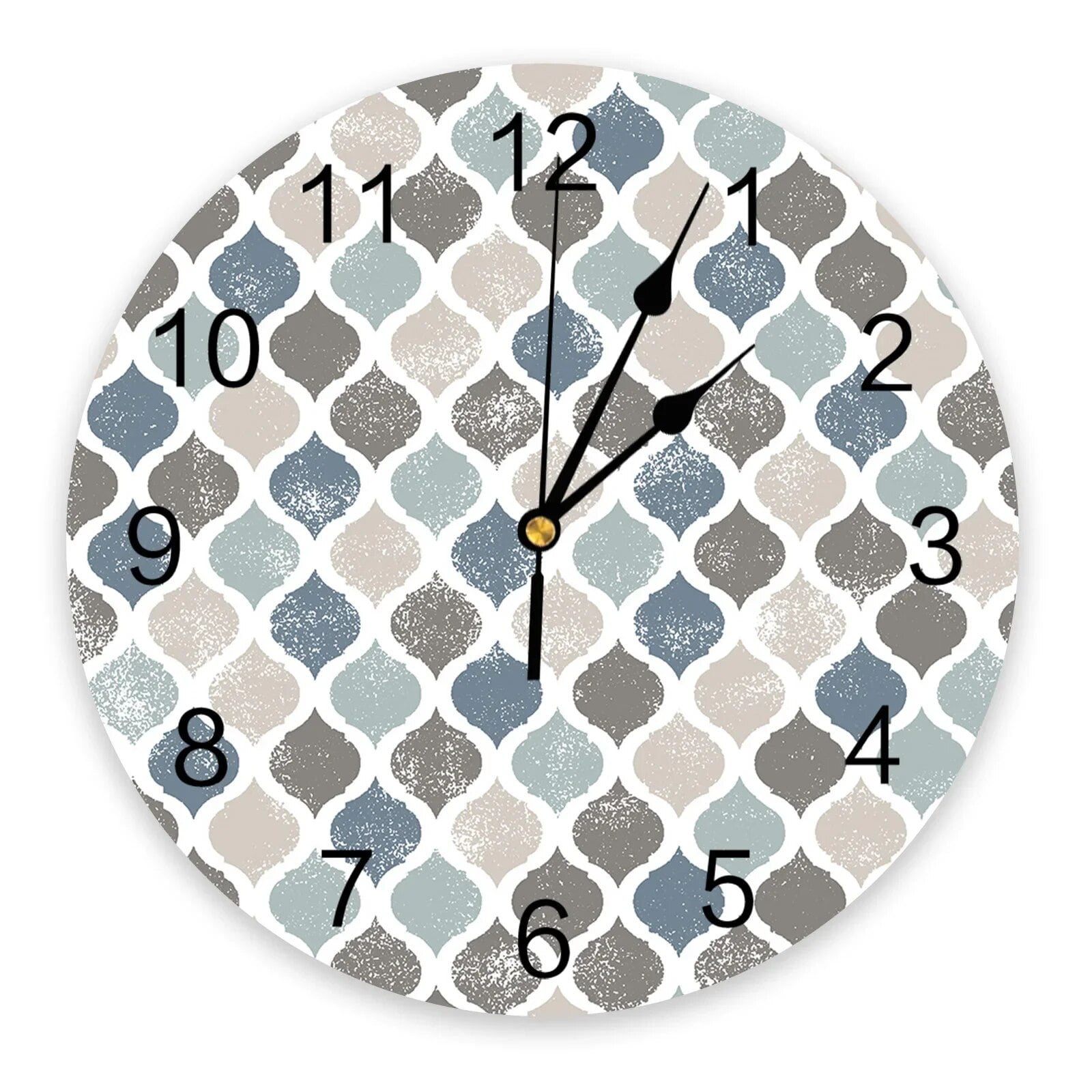 Colorful Moroccan PVC Wall Clock Living Room Decoration Wall Clock ...