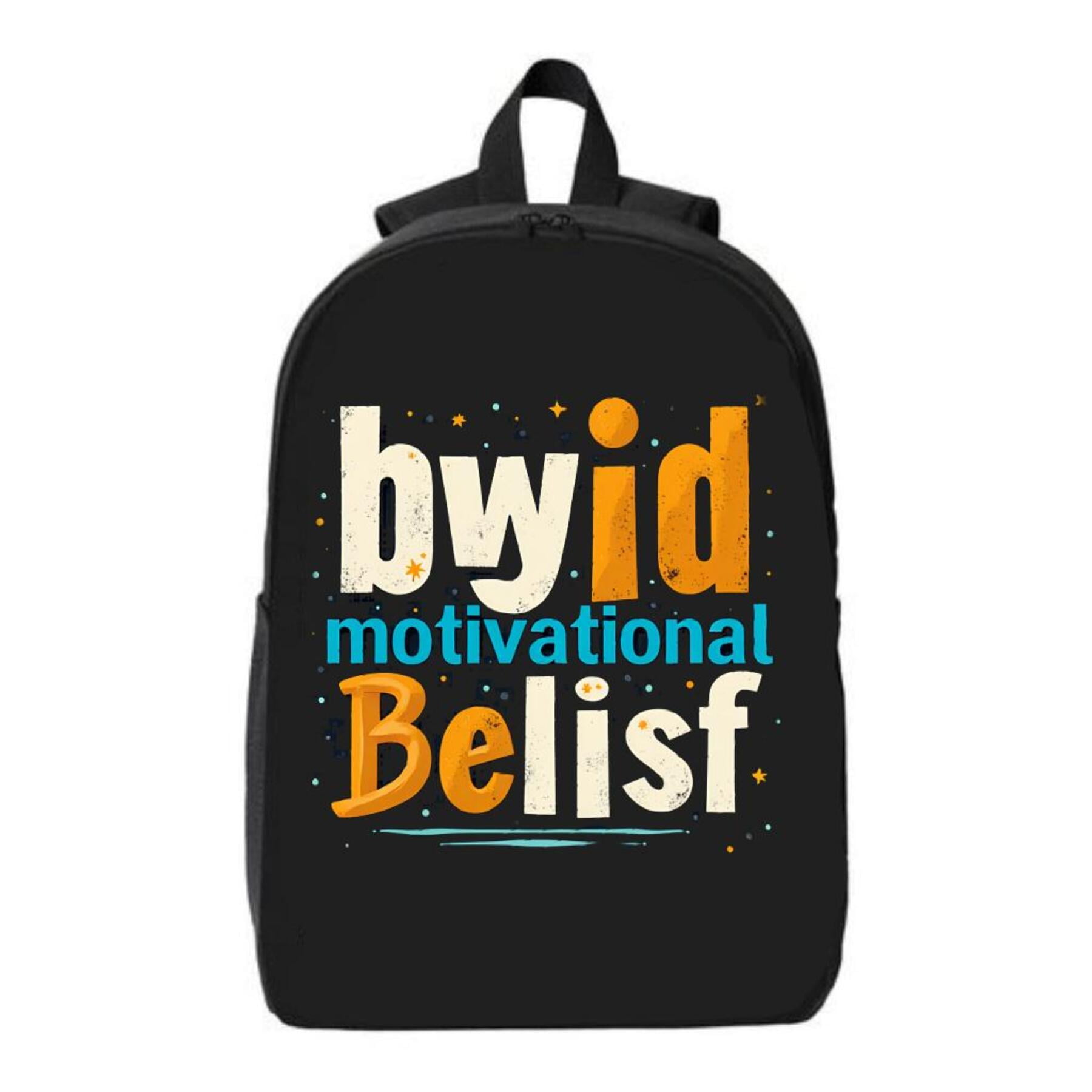 Colorful Motivational School Backpack for Men & Women - Durable Design ...