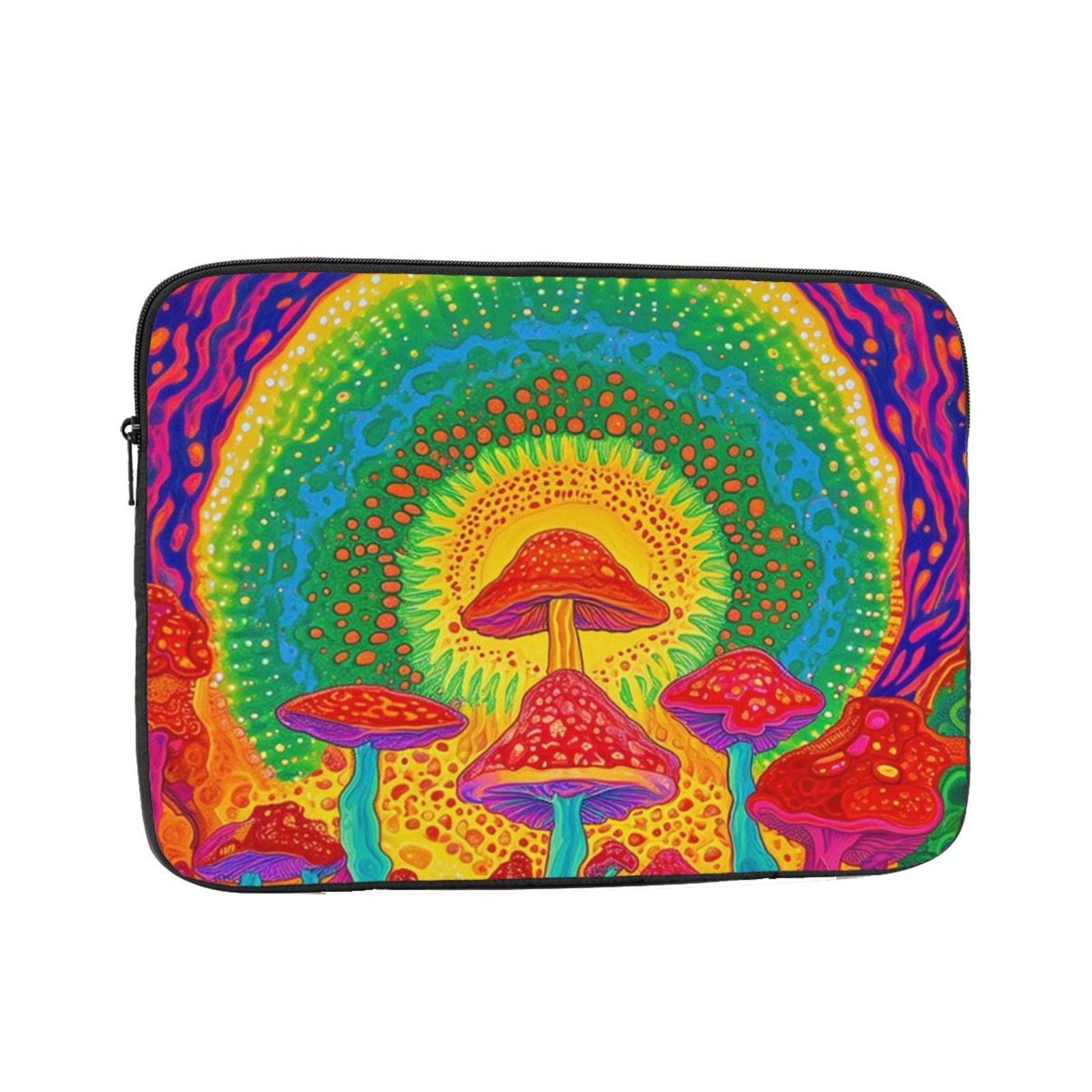 Colorful Mushroom Laptop Sleeve Bag Compatible With MacBook Air / Pro ...