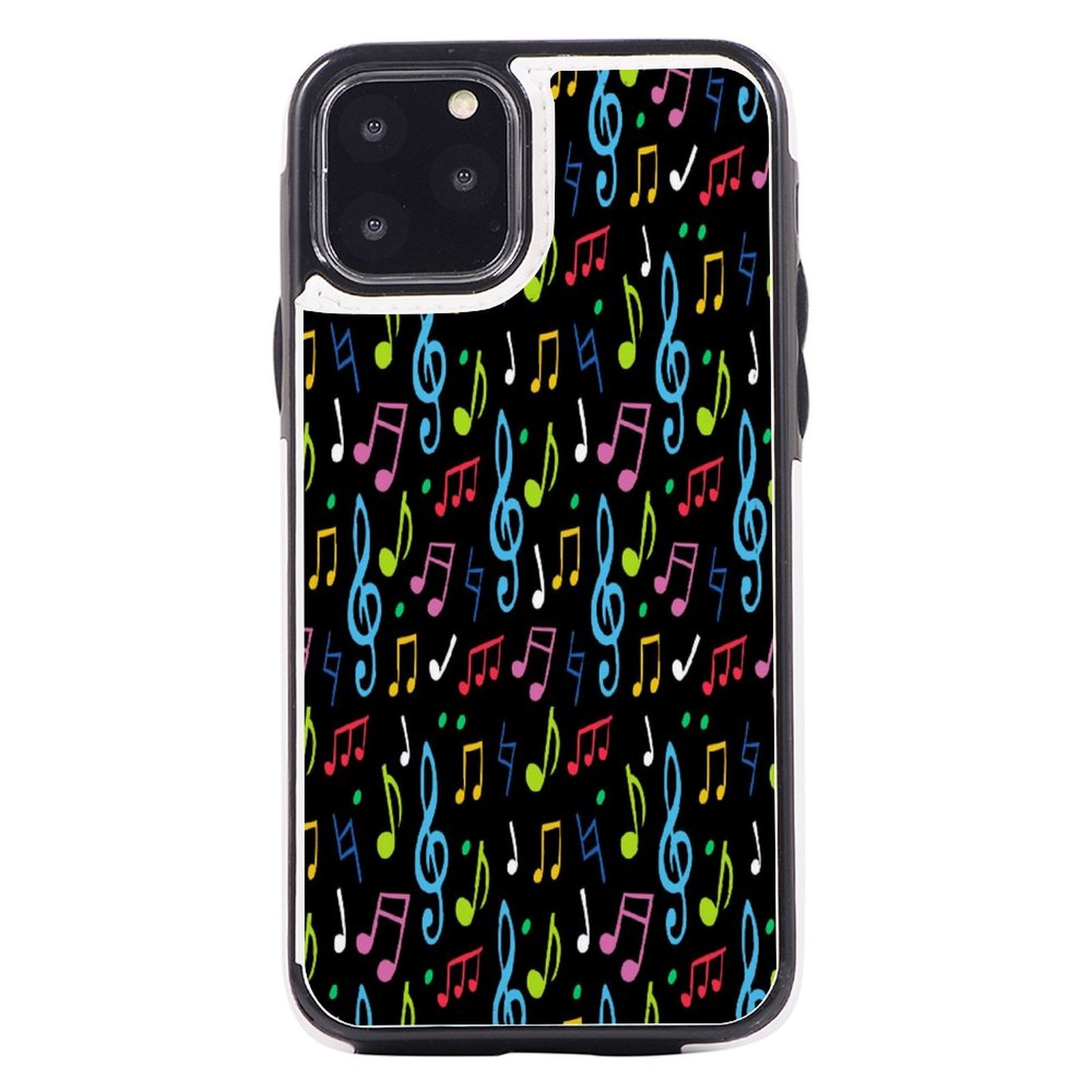 Colorful Music Symbols Leather Wallet Case for iPhone 16 15 14 13 12 11 ...