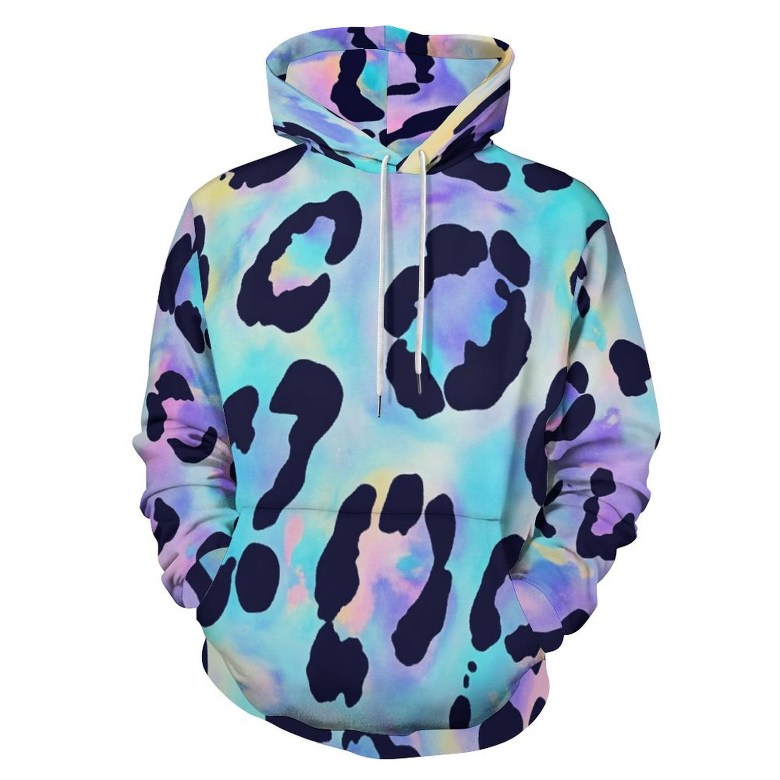 Colorful Neon Animal Print Pattern 3D Print Hoodie Men Women Autumn ...