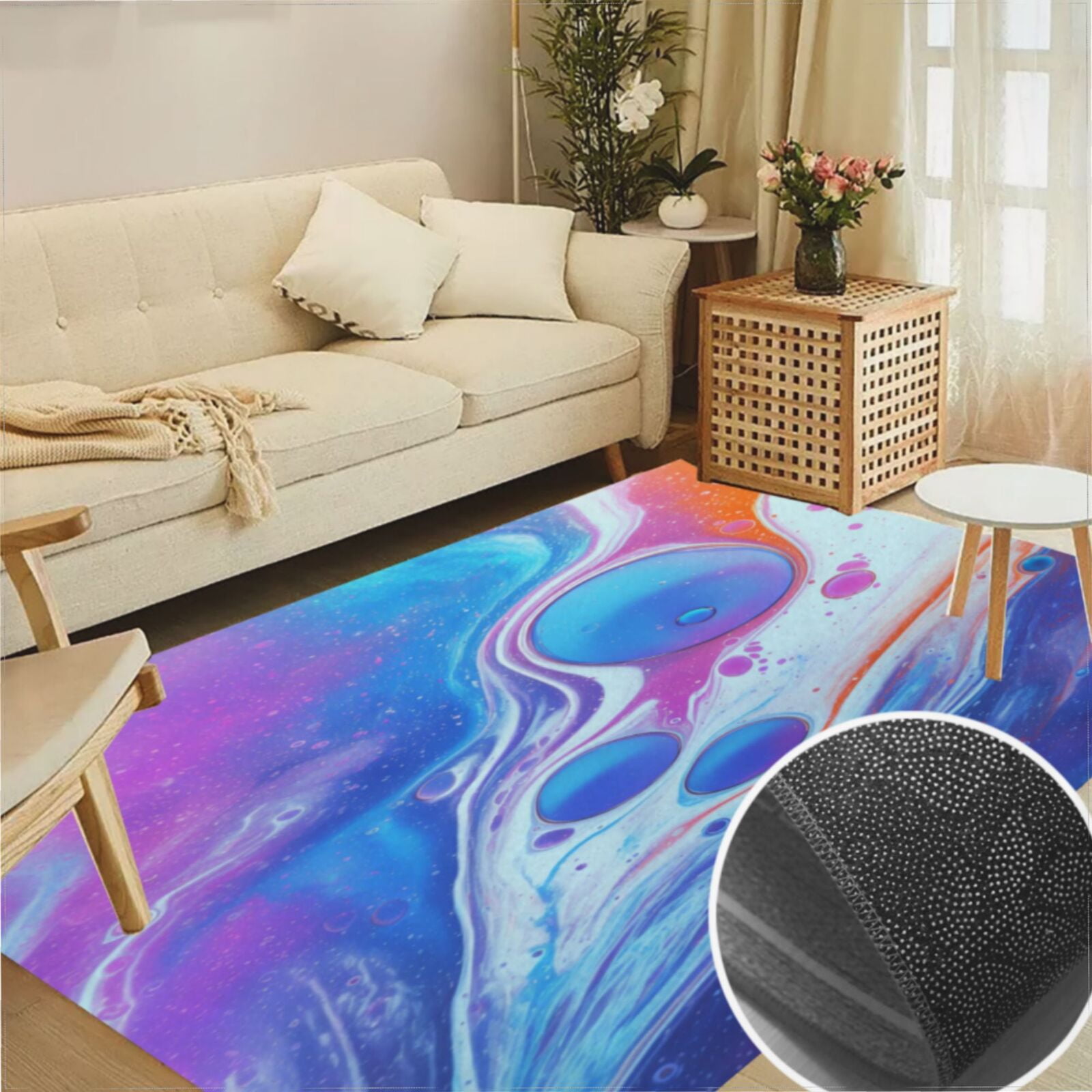 Colorful Neon Paint Abstract Graffiti (3) Adult Home Decor Bedroom ...