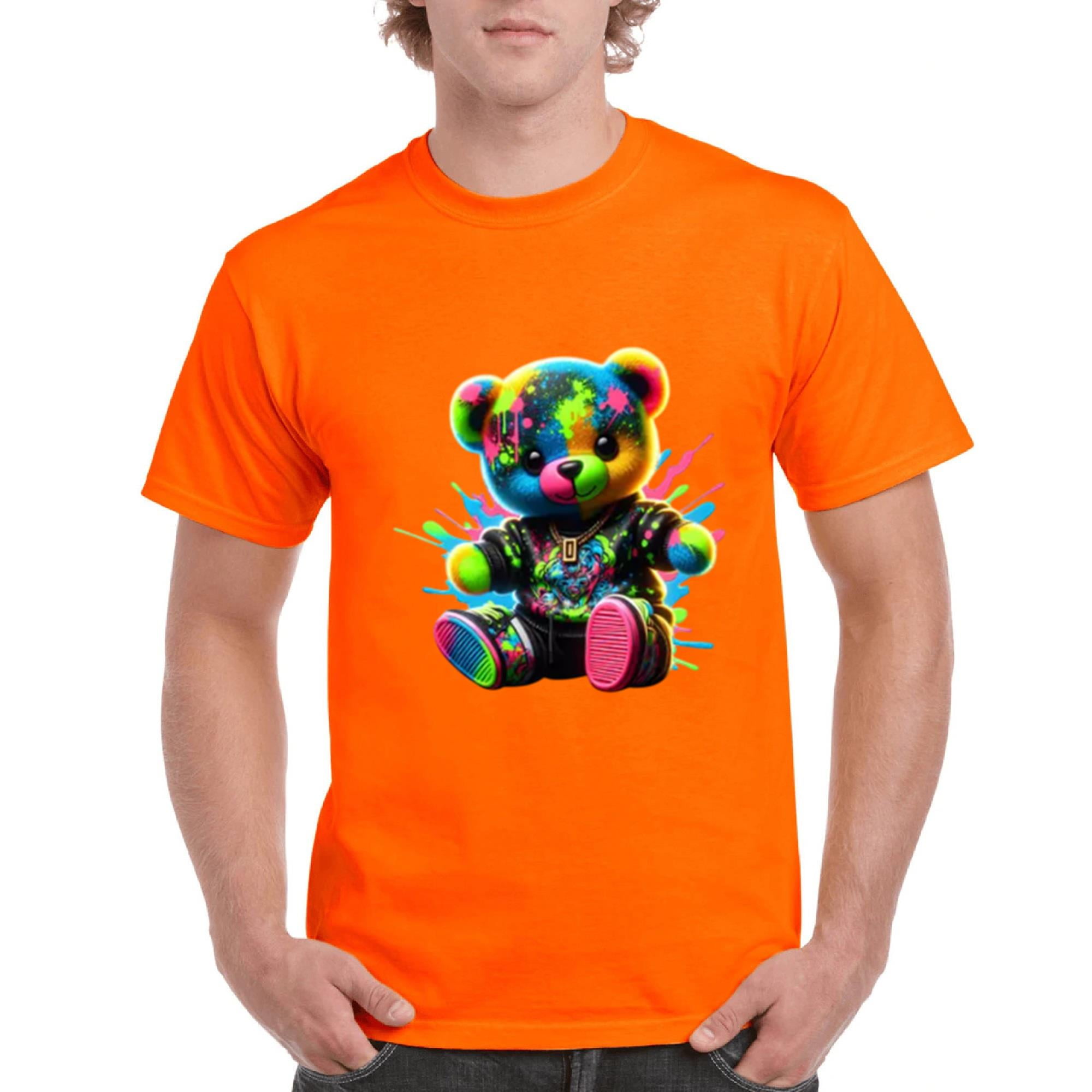 Colorful Neon Teddy Bear Trendy Art Shirt, Sweatshirt, Hoodie, for men ...