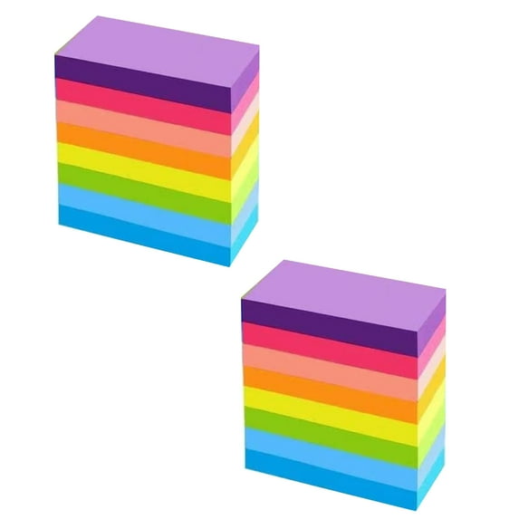 Colorful Note Paper Small Notepads Unllined Sheet Self Adheive Notes ...