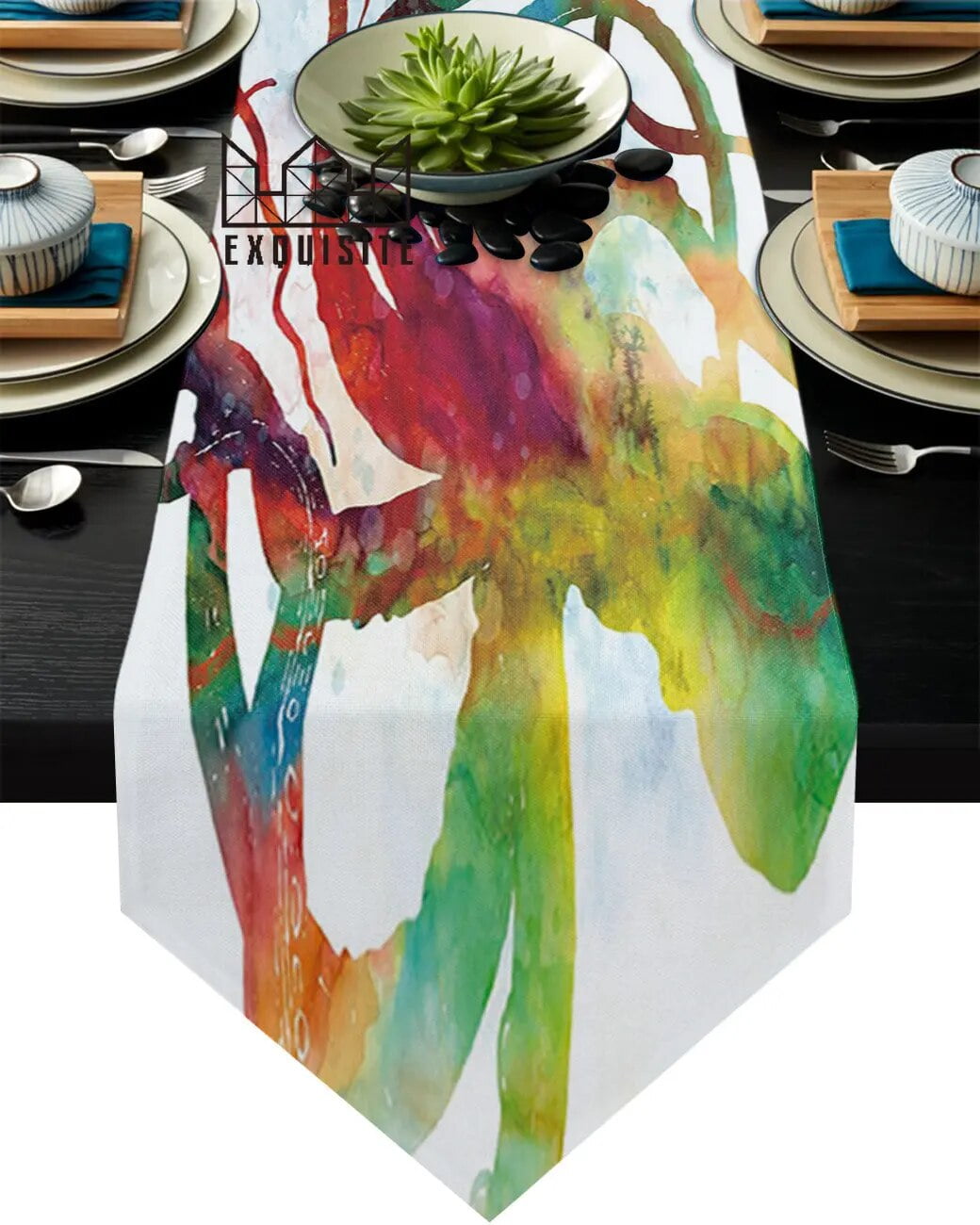 Colorful Octopus Cthulhu Table Runner Country Wedding Decoration ...