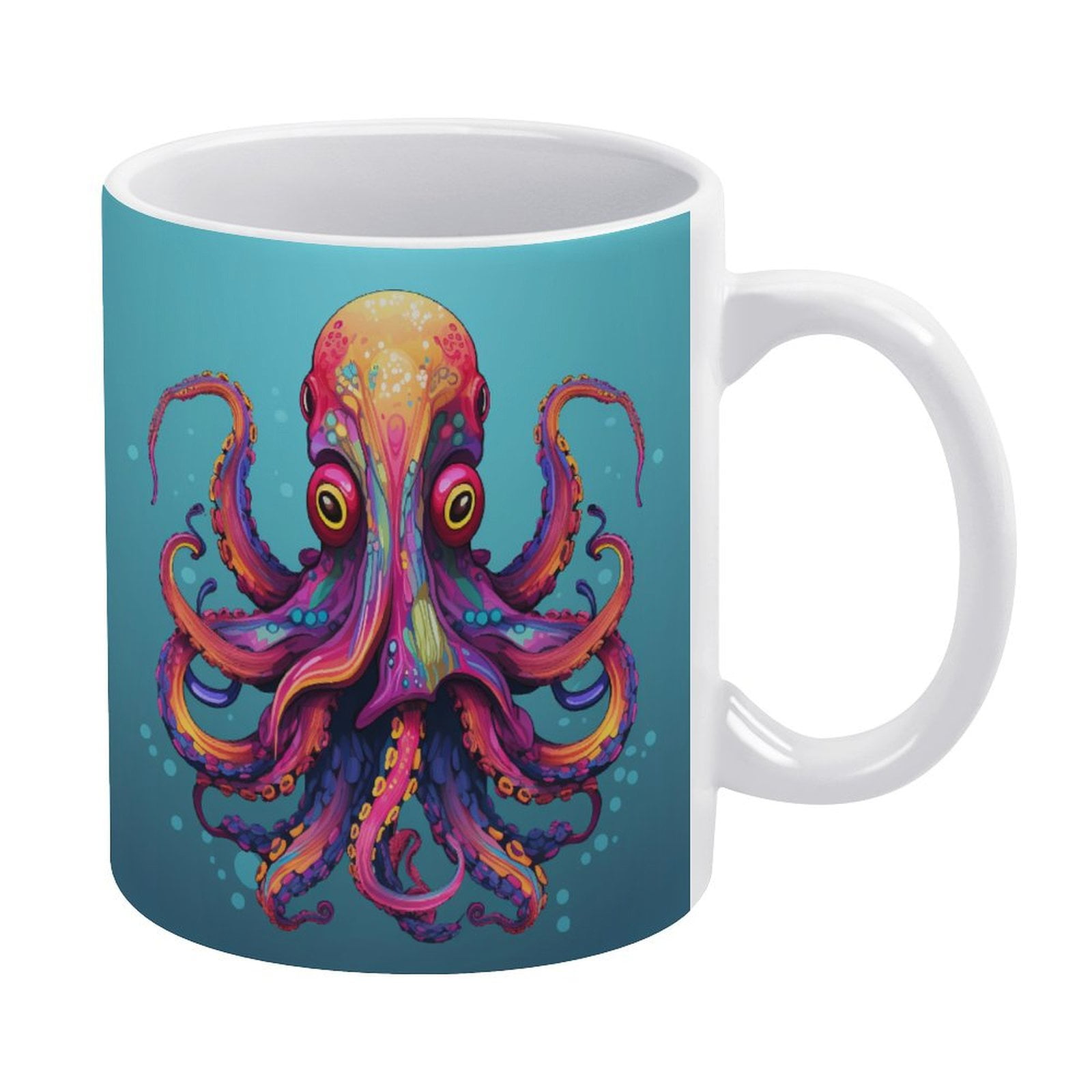 Colorful Octopus Fun Mugs Are Suitable As Birthday Gifts for Husbands ...