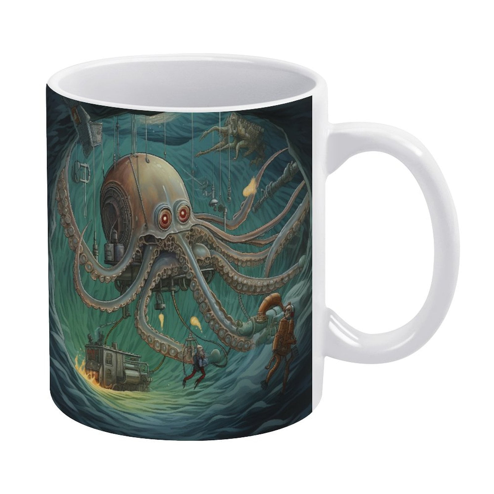 Colorful Octopus Fun Mugs Are Suitable As Birthday Gifts for Husbands ...