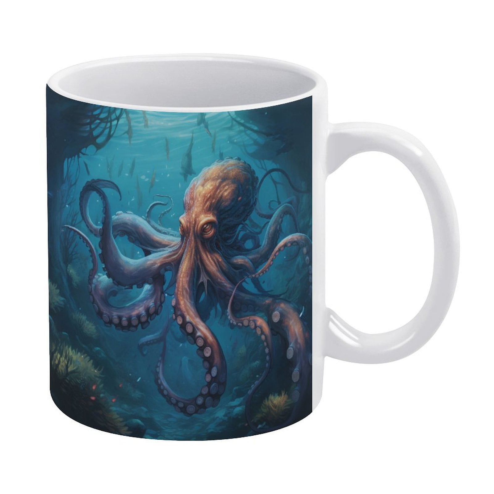 Colorful Octopus Fun Mugs Are Suitable As Birthday Gifts for Husbands ...