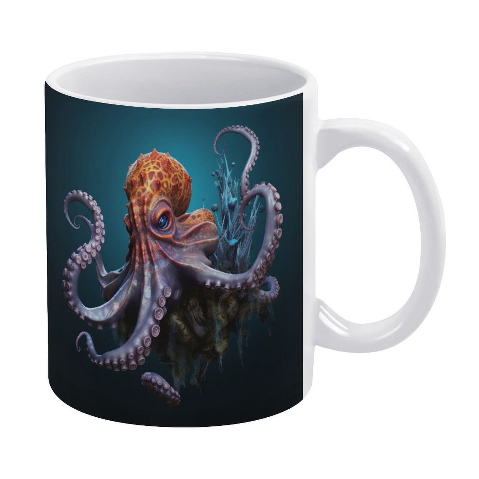 Colorful Octopus Fun Mugs Are Suitable As Birthday Gifts for Husbands ...