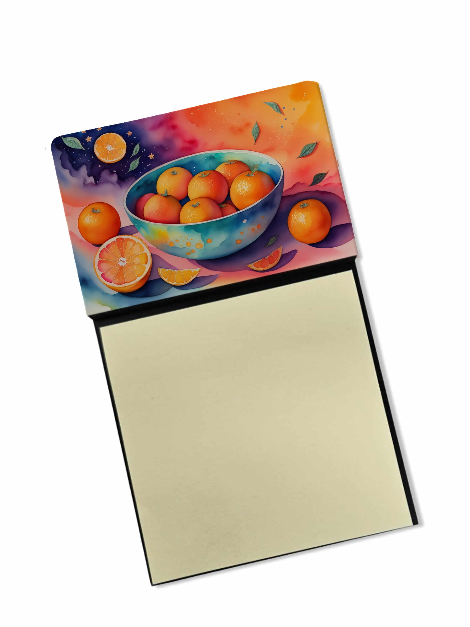 Colorful Oranges Sticky Note Holder 3.25 in x 5.25 in - Walmart.com
