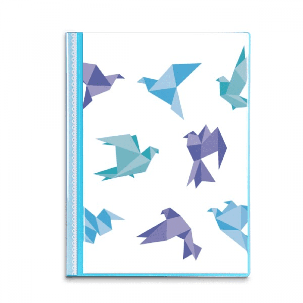 Colorful Origa Pigeon Pattern Book Sheet Protectors Portfolio Binder ...