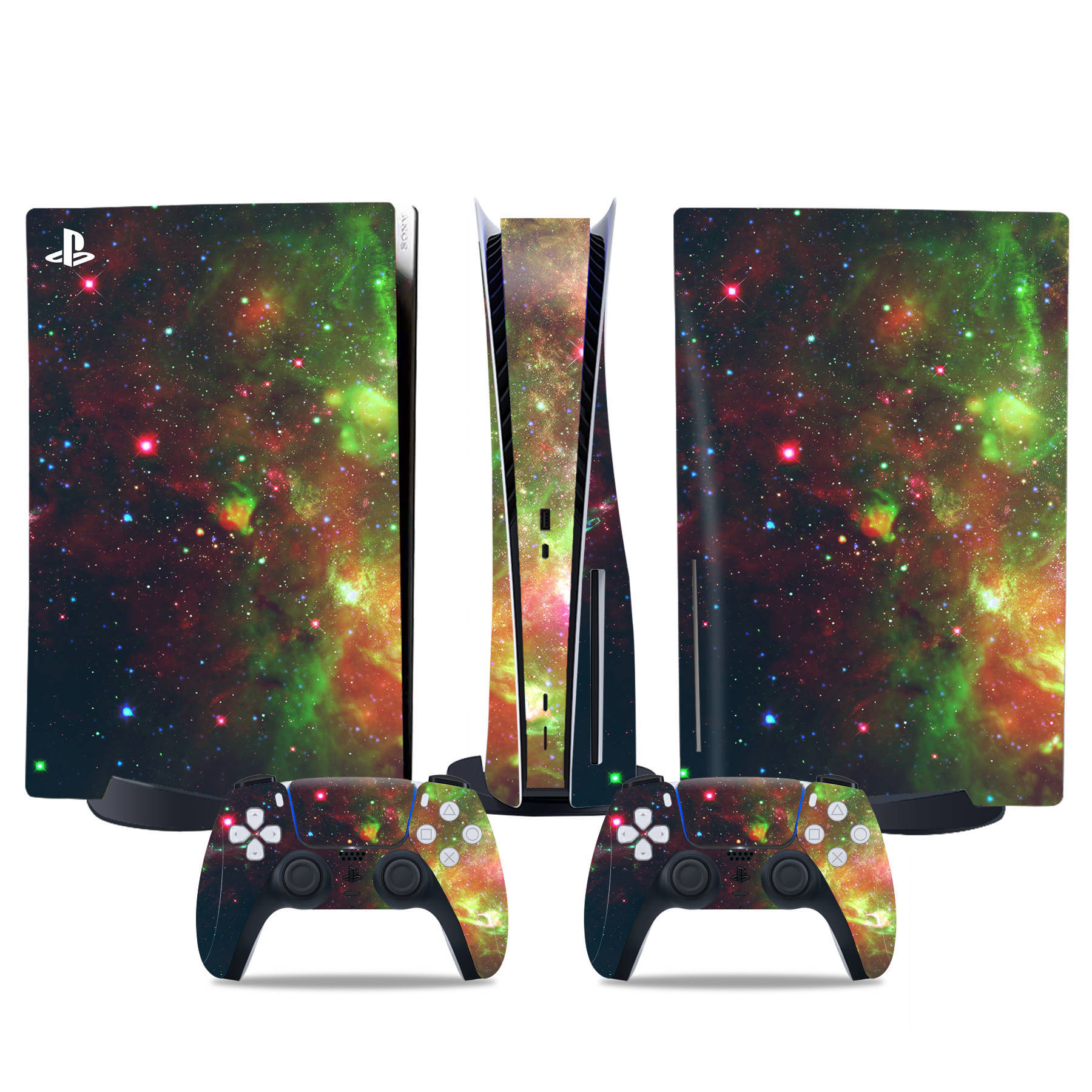 Colorful PS5 Full Body Cartoon Sticker Neutral Star Film Digital ...