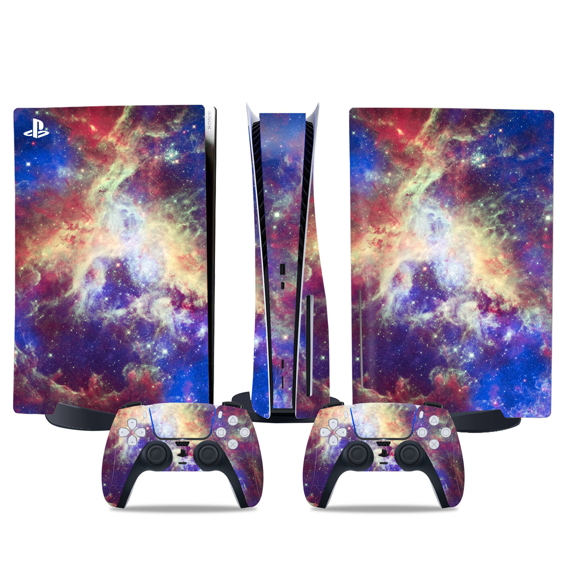 Colorful PS5 Full Body Cartoon Sticker Neutral Star Film Digital ...