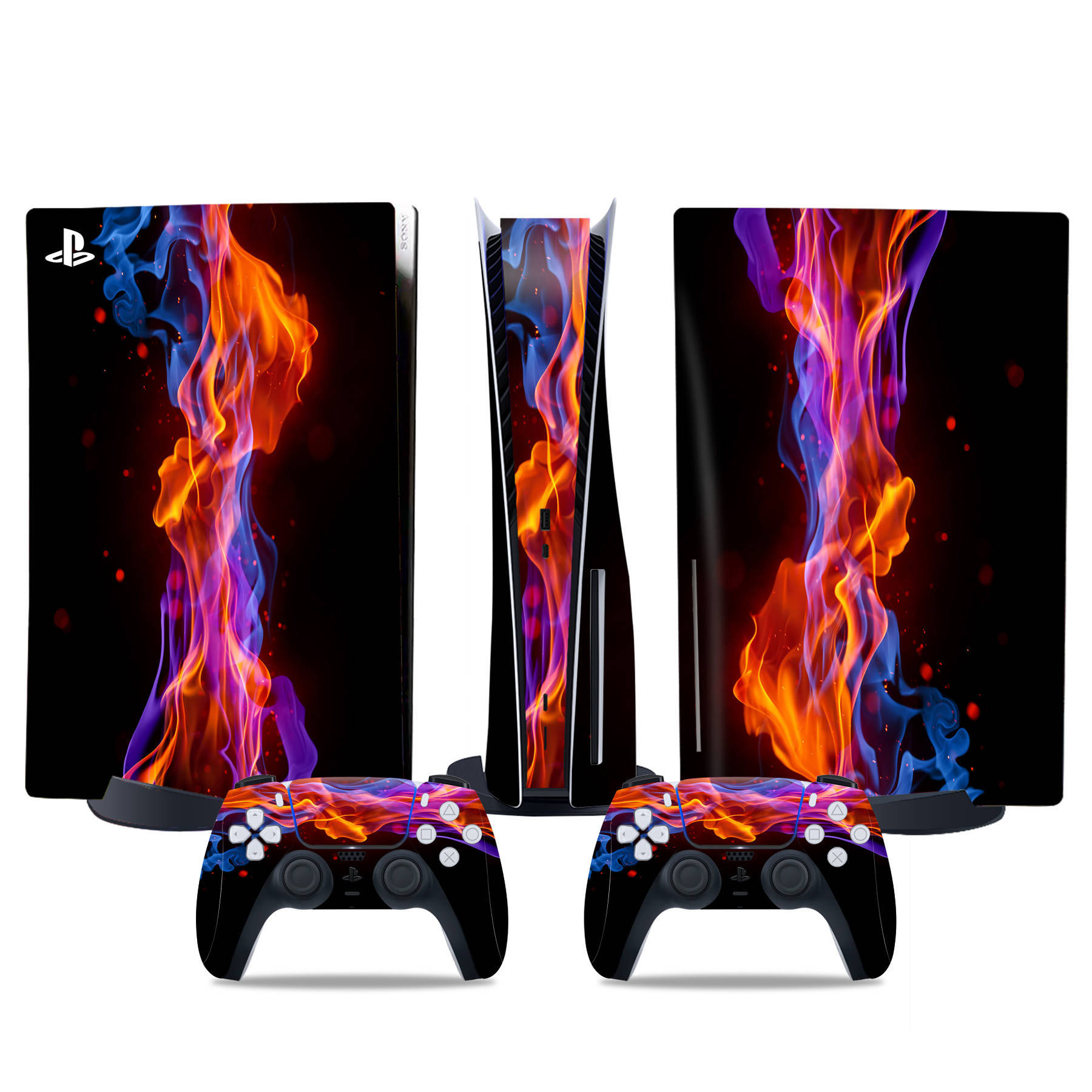 Colorful PS5 Full Body Cartoon Sticker Neutral Star Film Digital ...