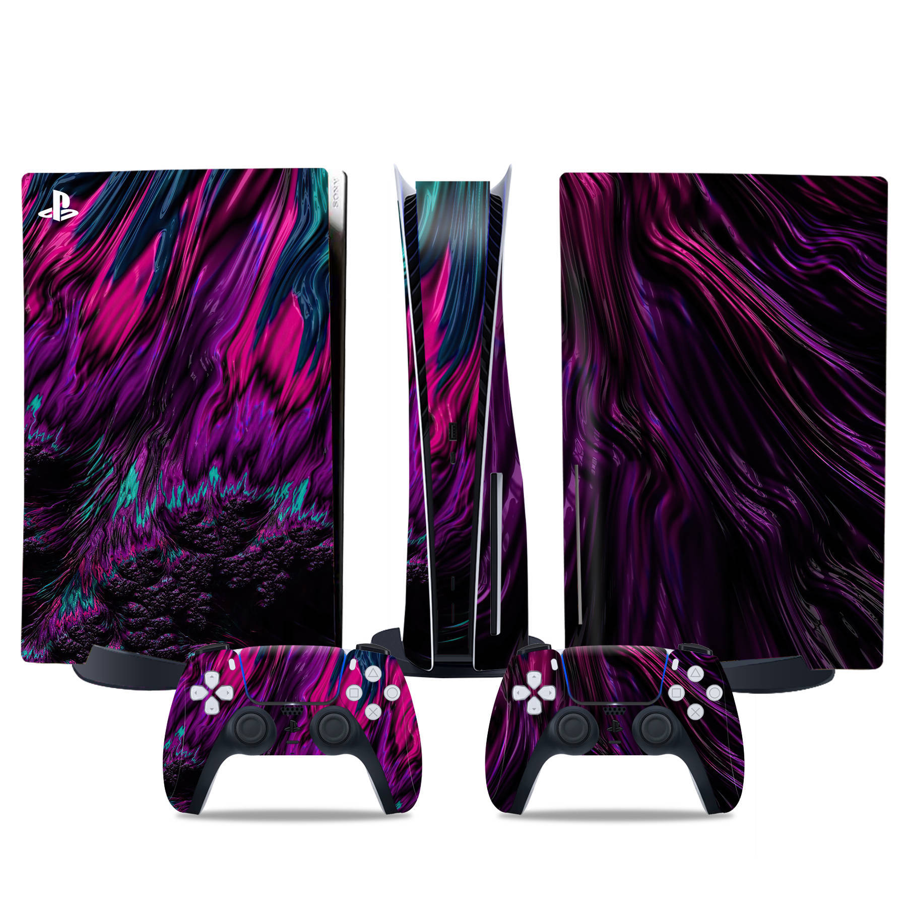 Colorful PS5 Full Body Cartoon Sticker Neutral Star Film Digital ...