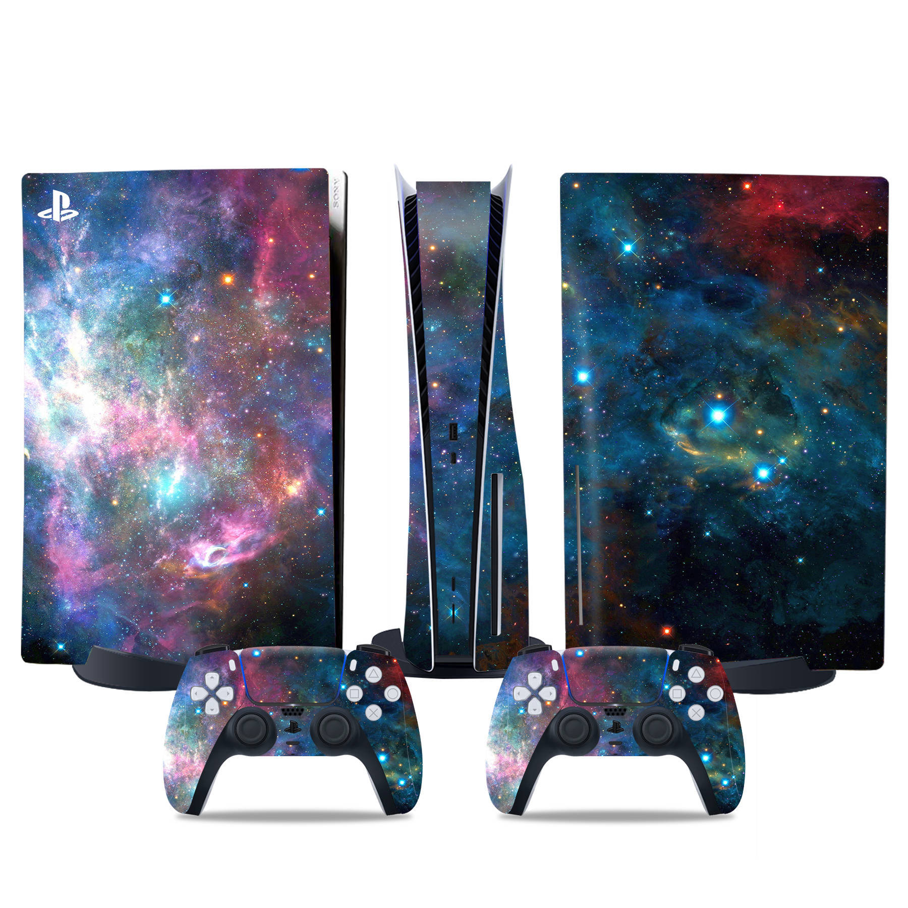 Colorful PS5 Full Body Cartoon Sticker Neutral Star Film Digital ...